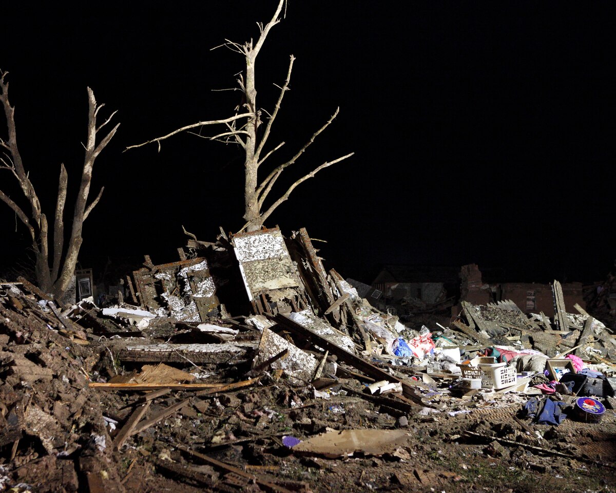 Massive Tornado Hits Near Tinker Afb Air Force Article Display