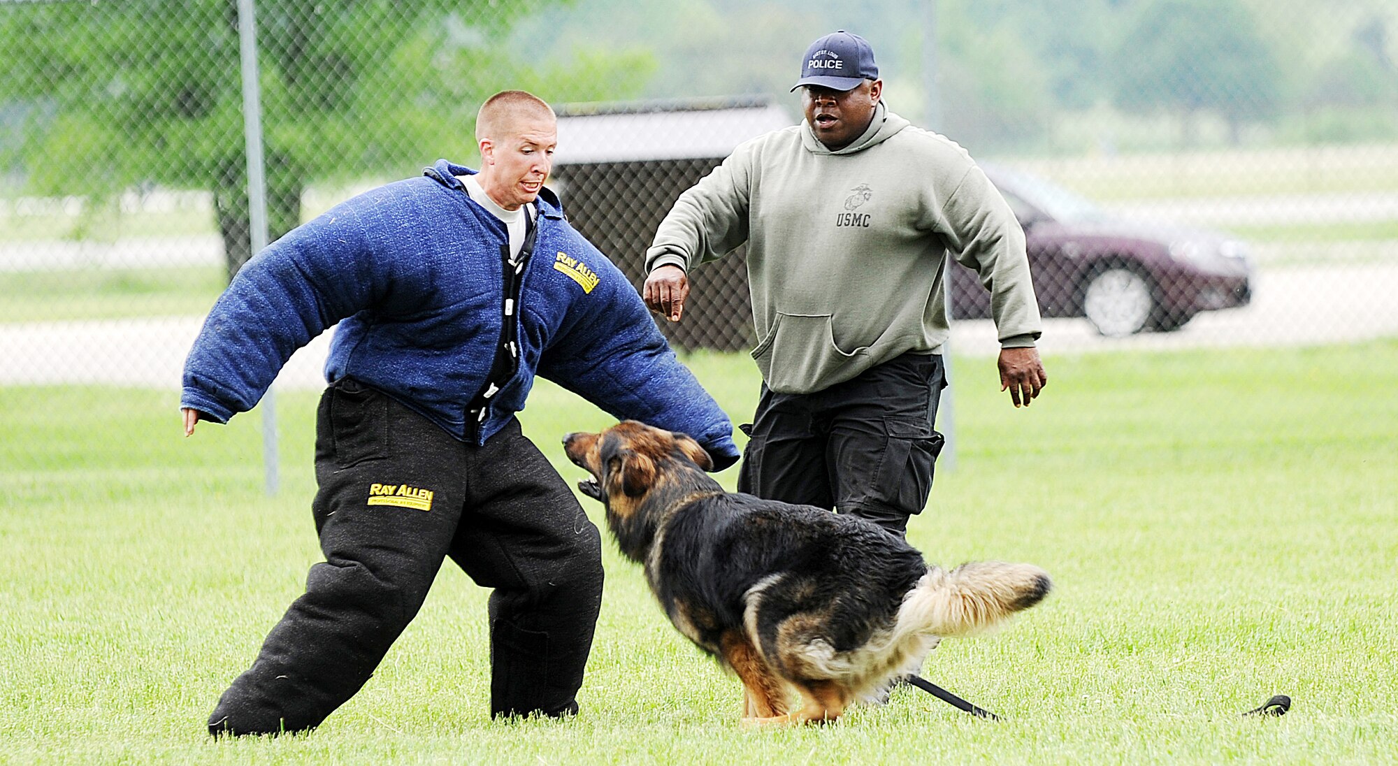Dog Handler Enjoys Working With His K 9 Counterpart Scott Air Force