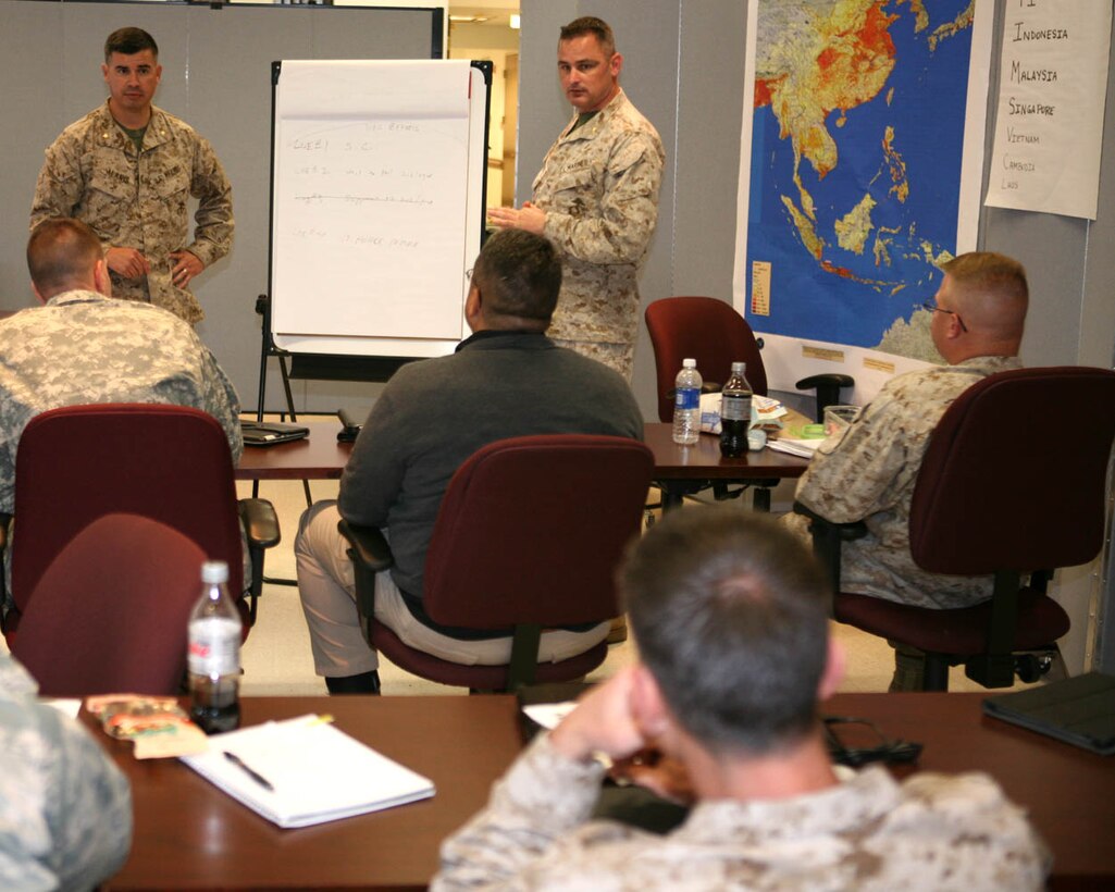 MCSCG Marines Provide SC Mentorship at Command and Staff College
