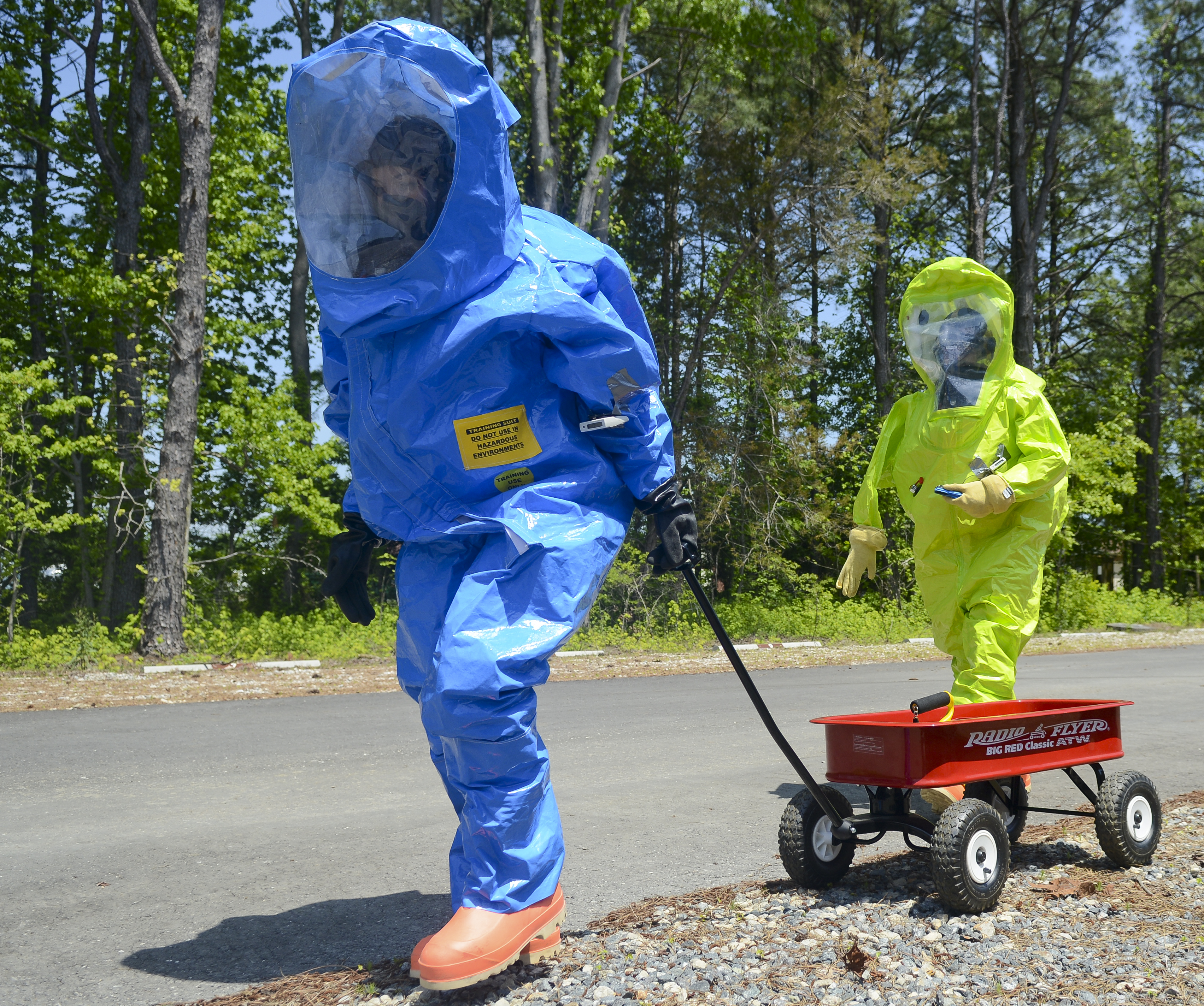 do hazmat suits work