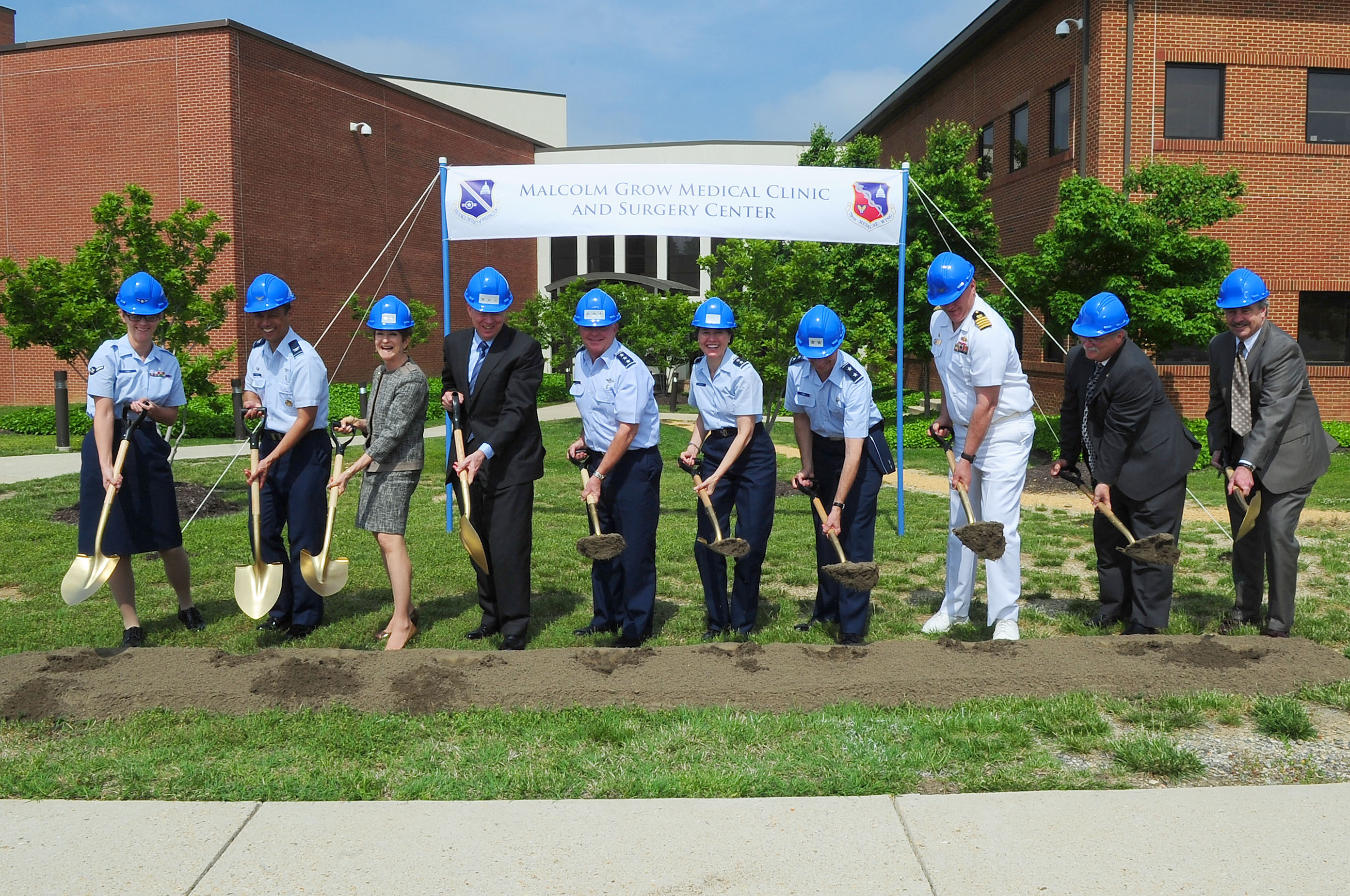 Malcolm Grow Medical Clinic and Surgergy Center Groundbreaking Ceremony