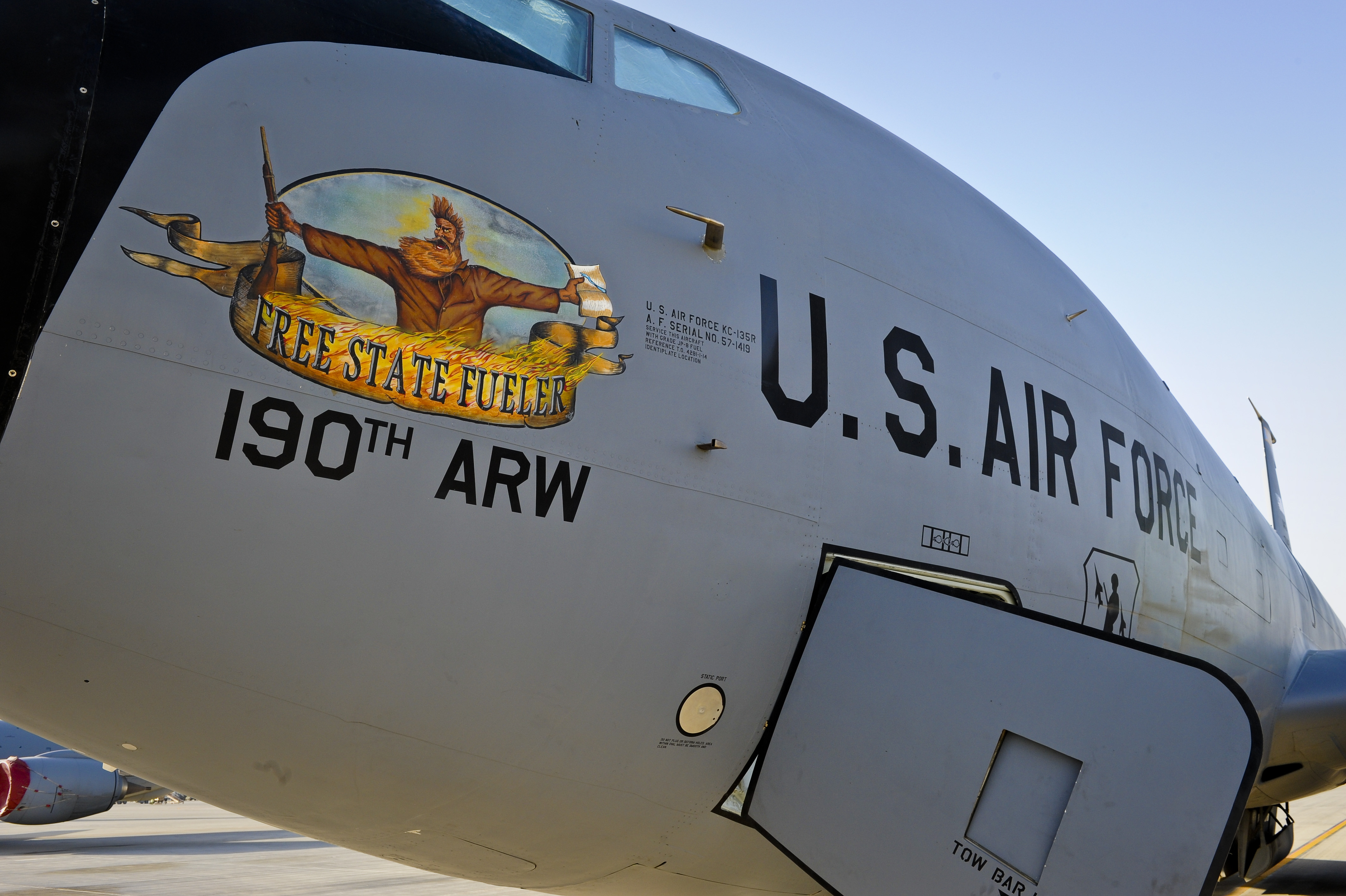 Oldest jet in the Air Force returns home > 190th Air Refueling Wing ...