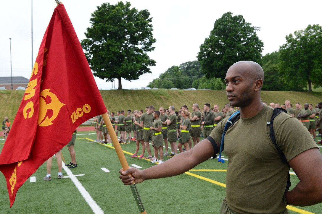H&S Bn. runs 3 milelong pre-Memorial Day formation run