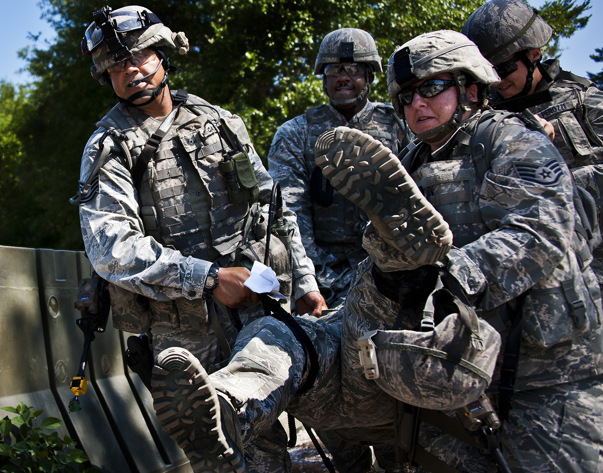 Brave Defender training - entry control point > Eglin Air Force Base ...