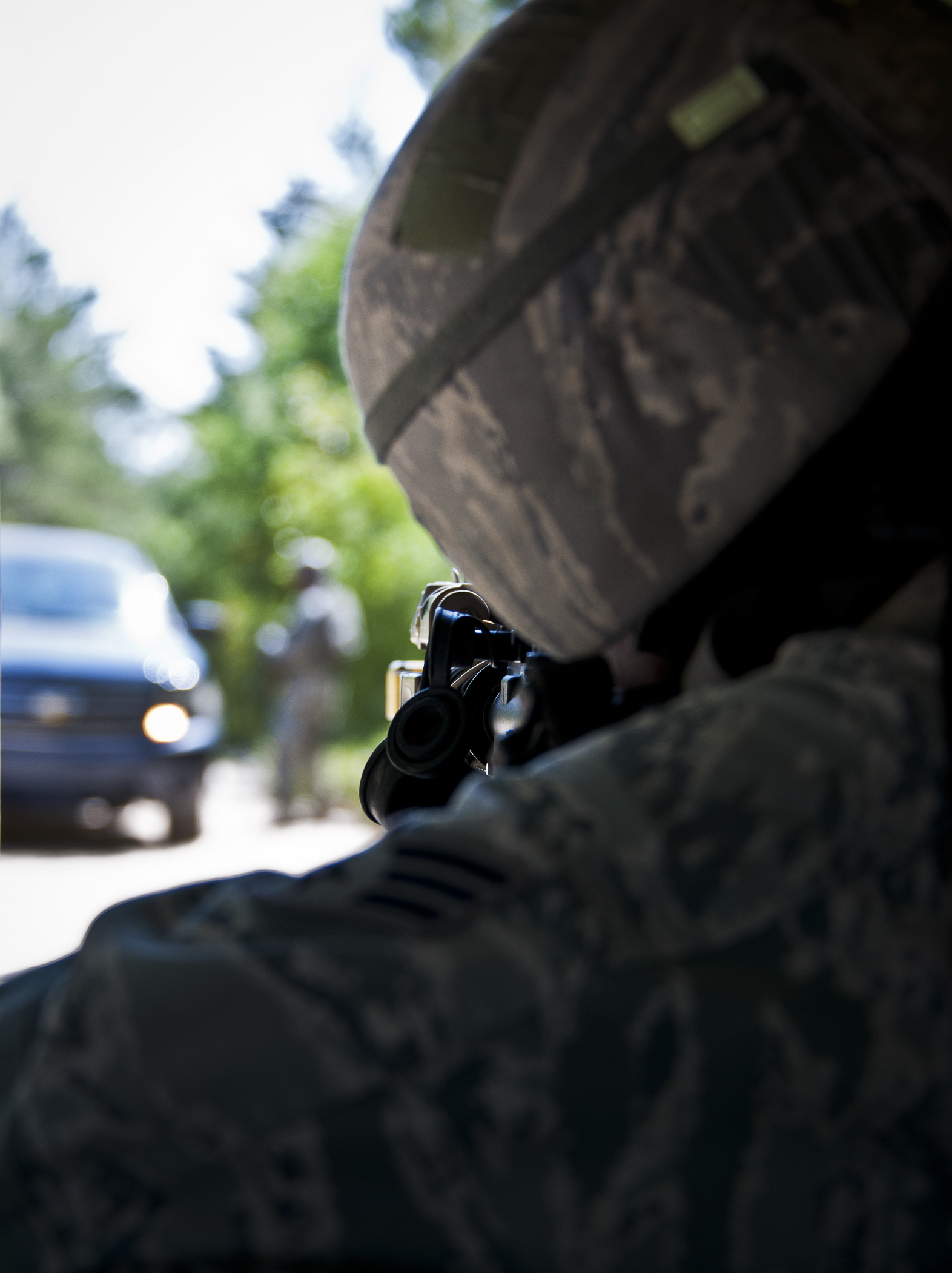 Brave Defender training - entry control point > Eglin Air Force Base ...