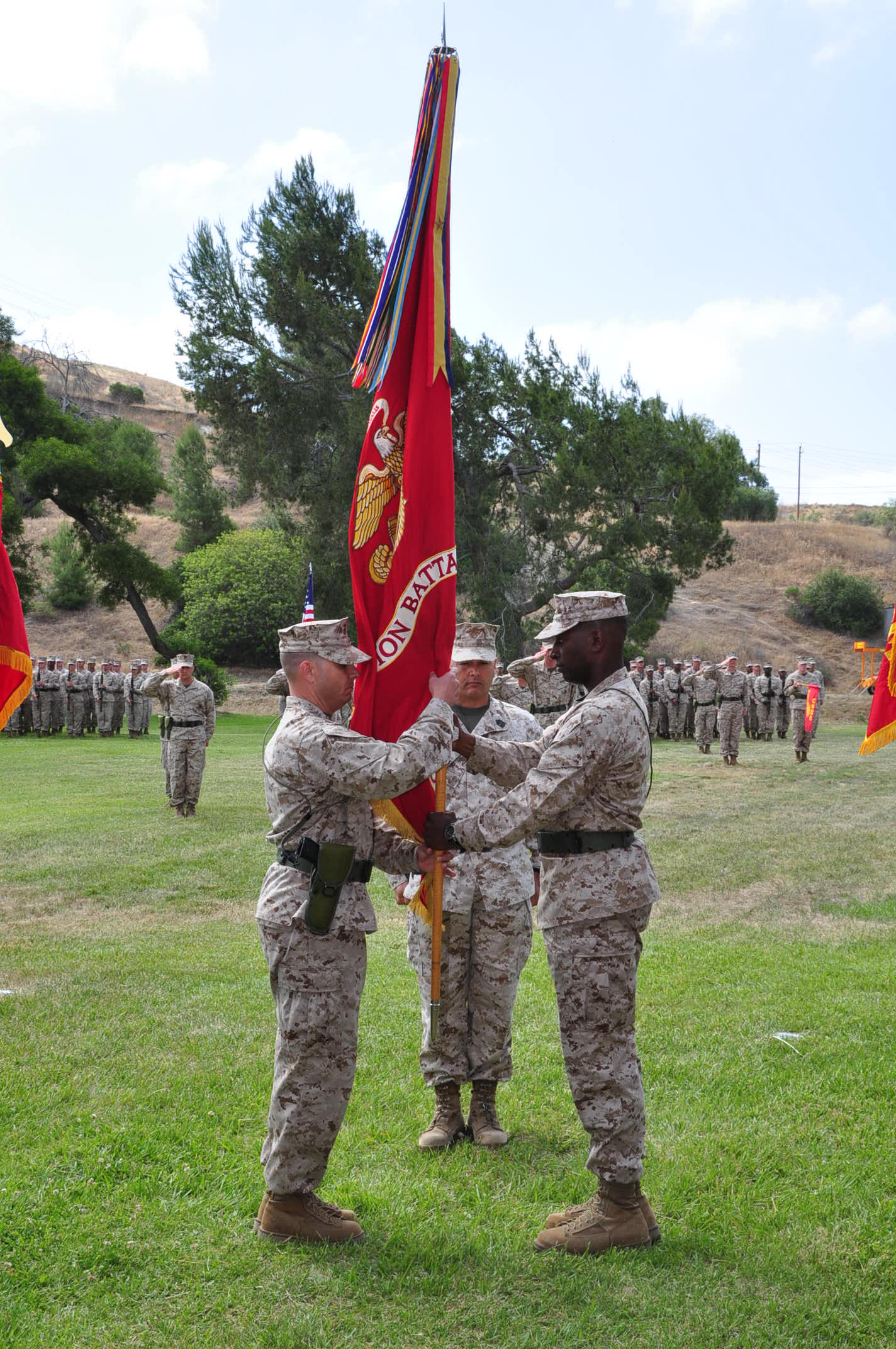 9th Communication Battalion Change of Command Ceremony