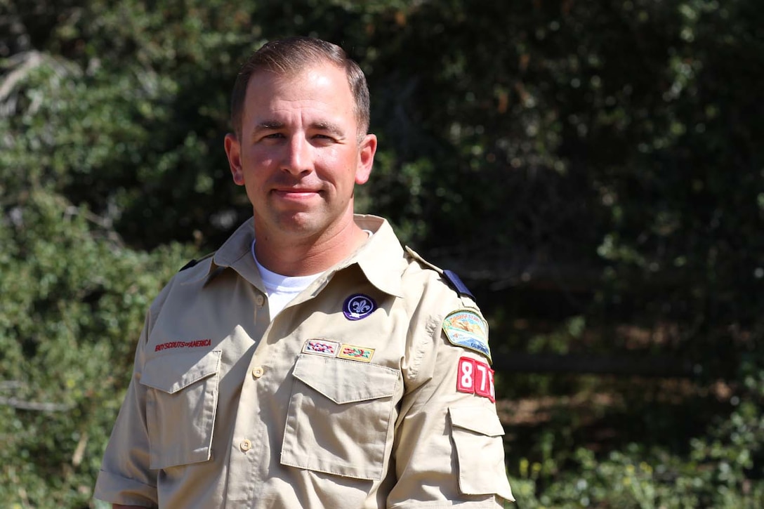 Marine officer leads with values learned through Scouts