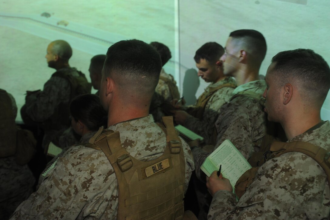 TBS students operate virtual trainer aboard Quantico