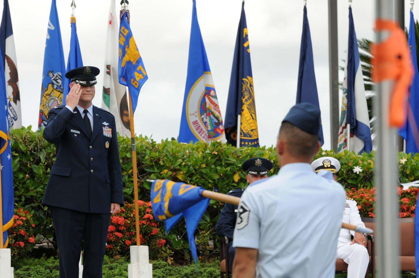 647th ABG change of command