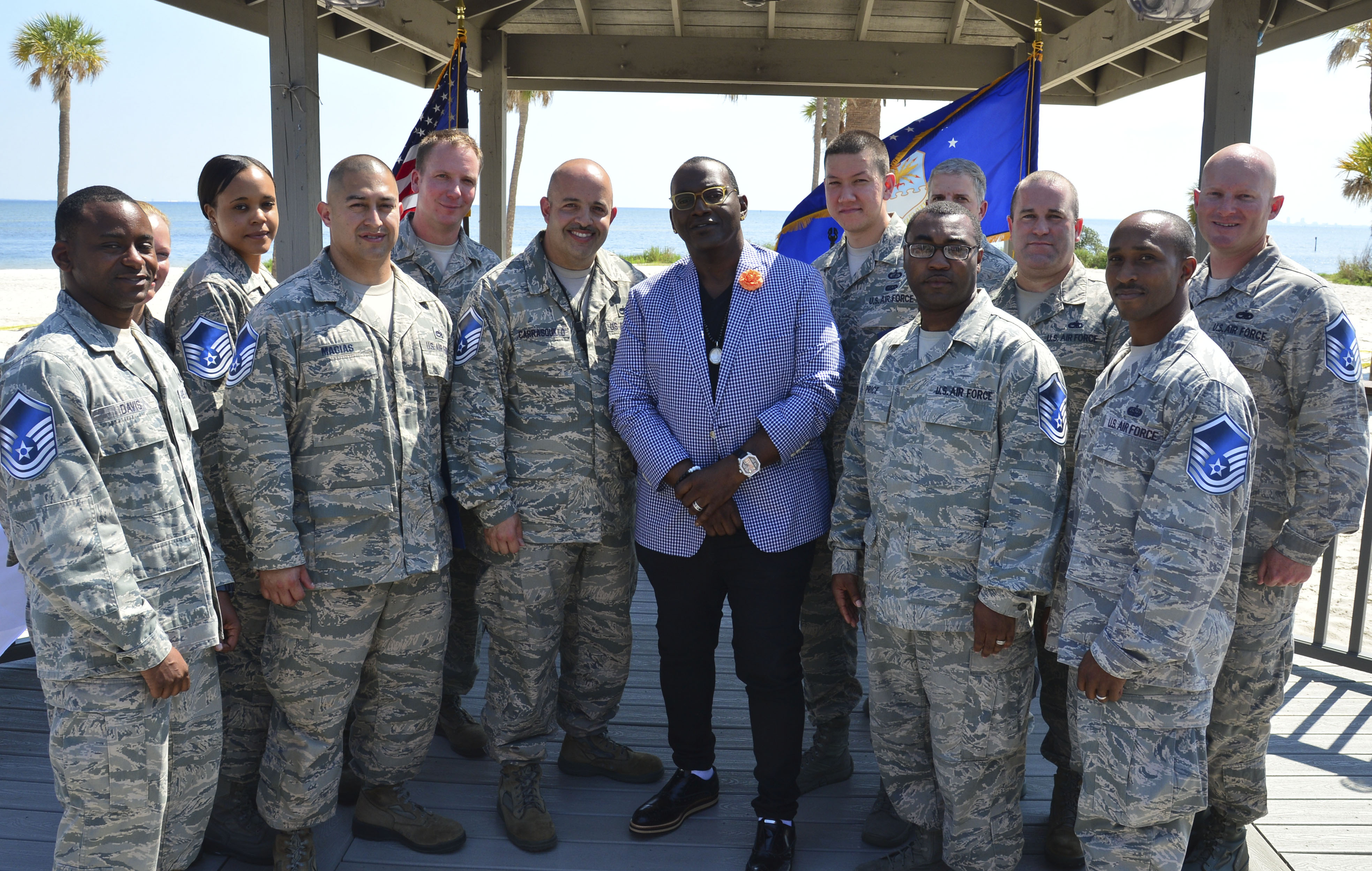 Randy Jackson Visits MacDill
