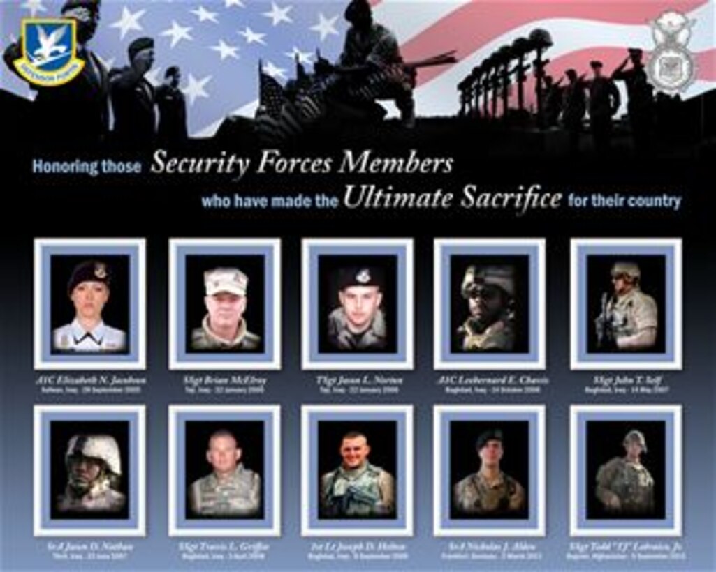 Security Forces Memorial Poster 2013