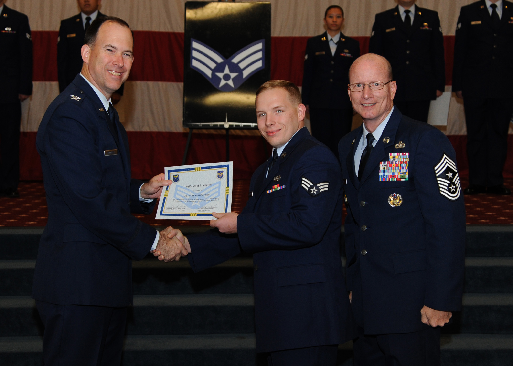 October promotion ceremony