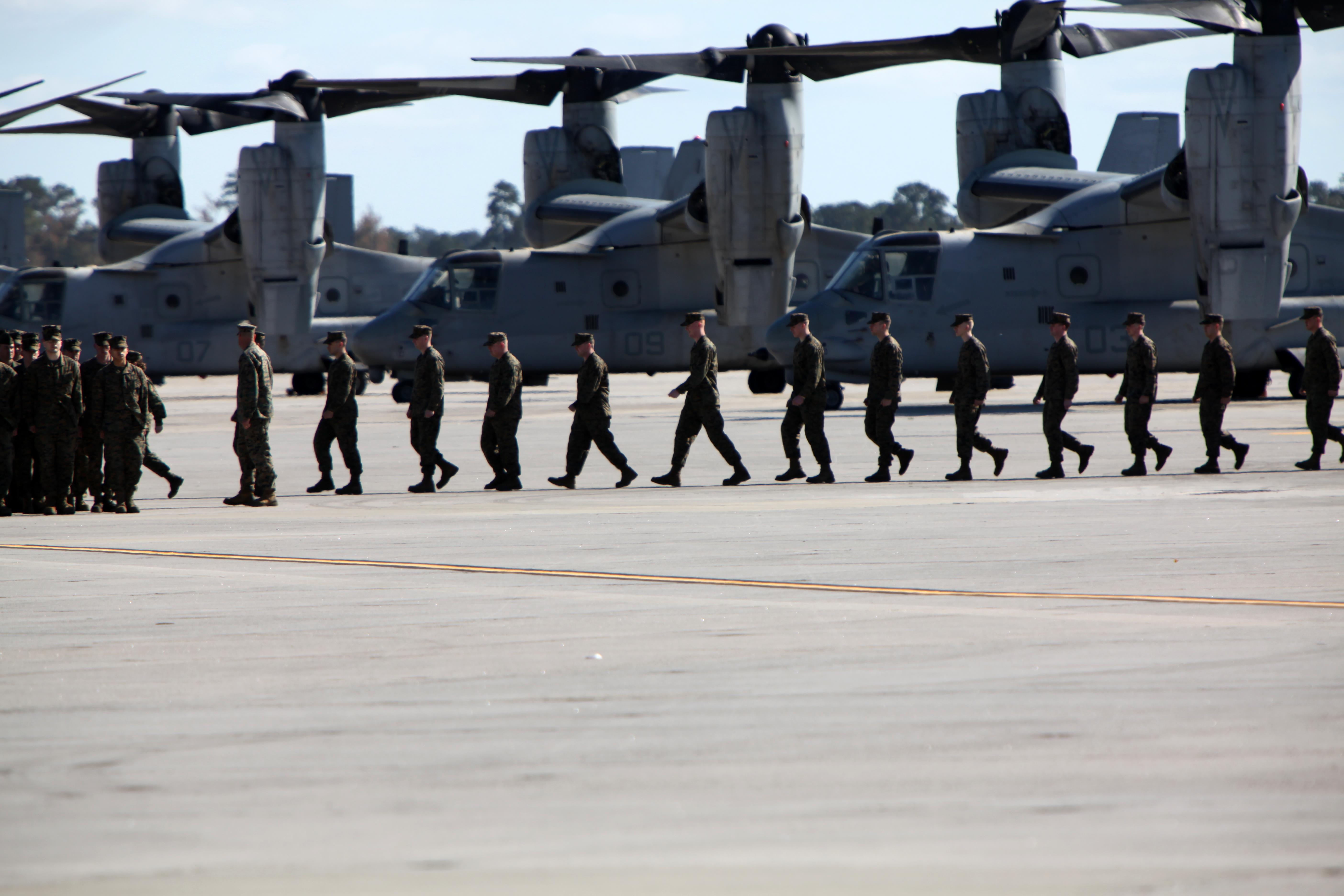 VMM-266 (Rein.) returns to New River