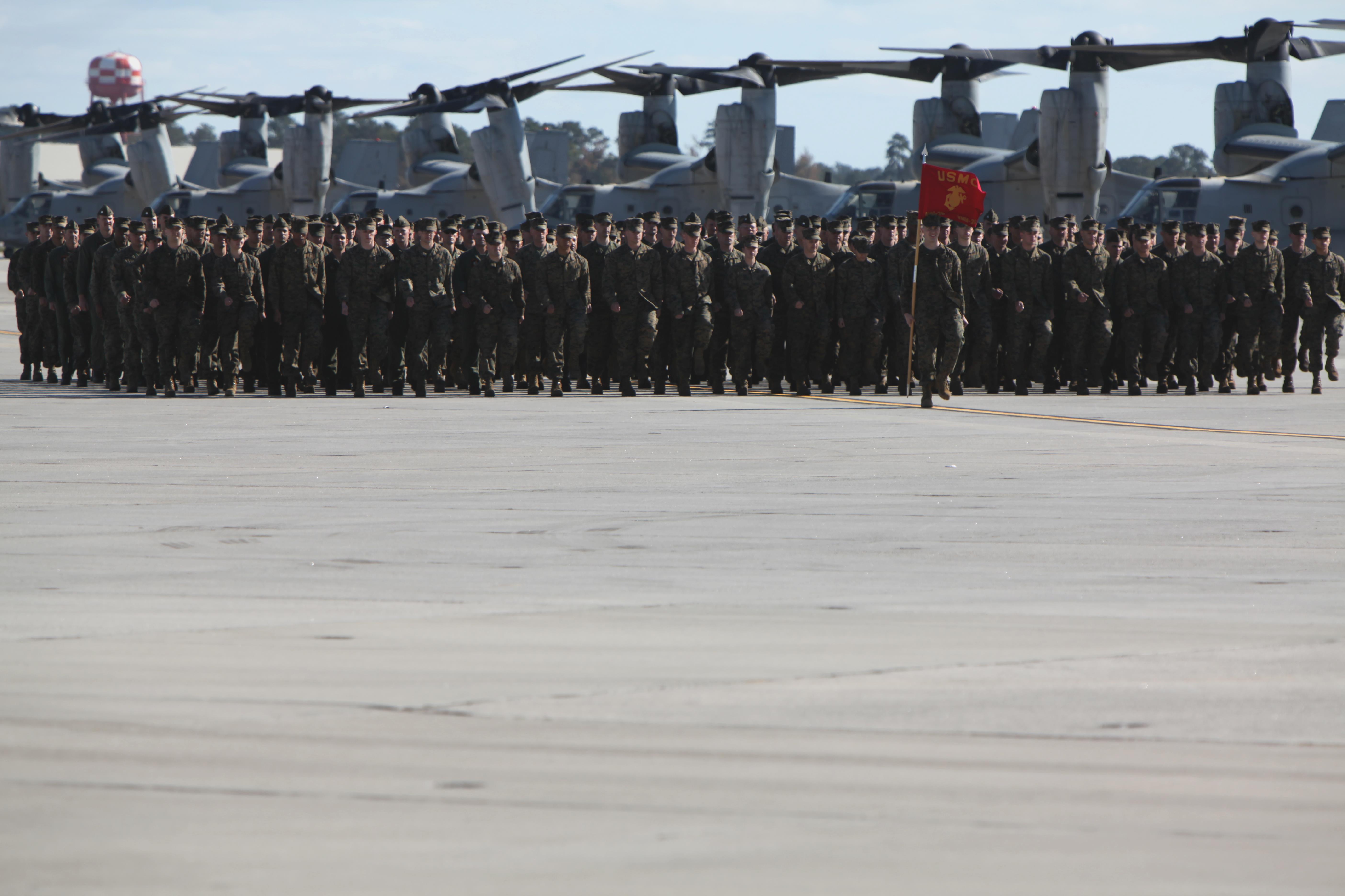 VMM-266 (Rein.) returns to New River