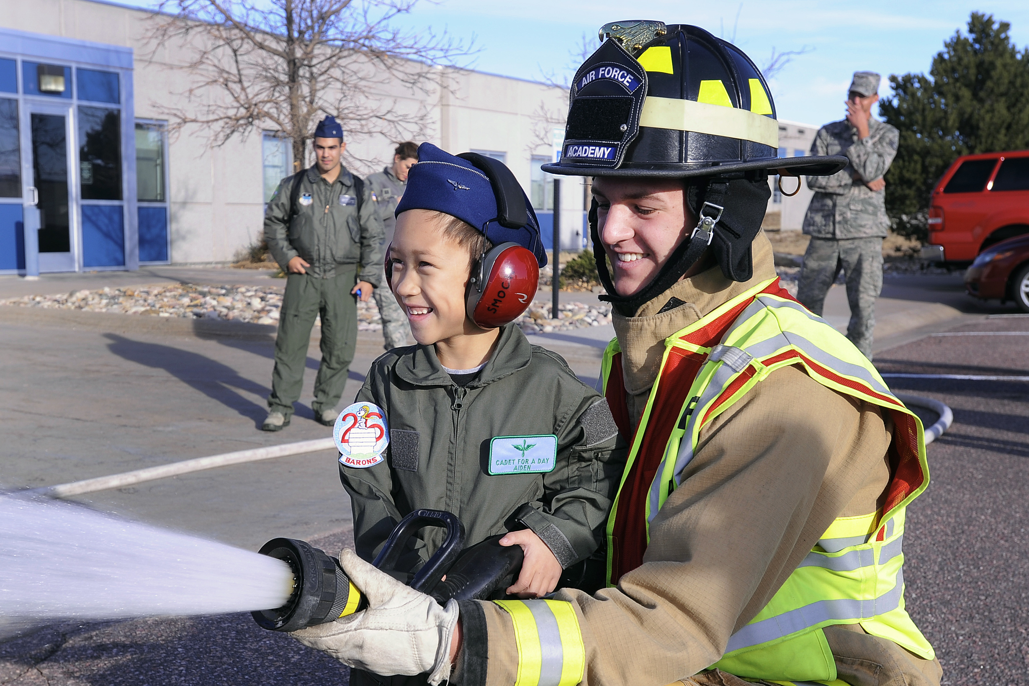 Cadet for a Day: 6-year-old joins 'long blue line' > U.S. Air Force ...