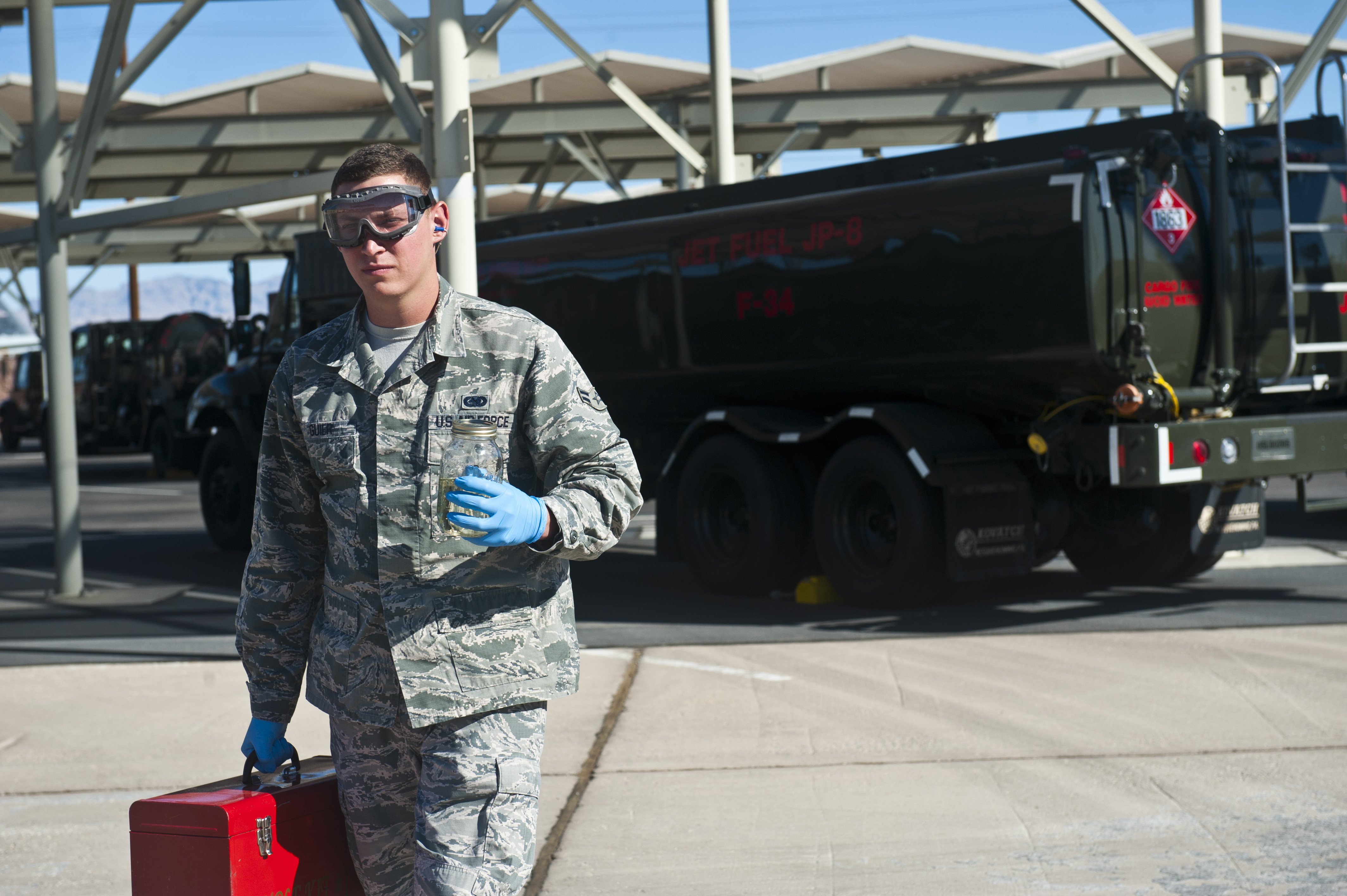 POL Airmen ensure clean fuel at Nellis > Nellis Air Force Base ...