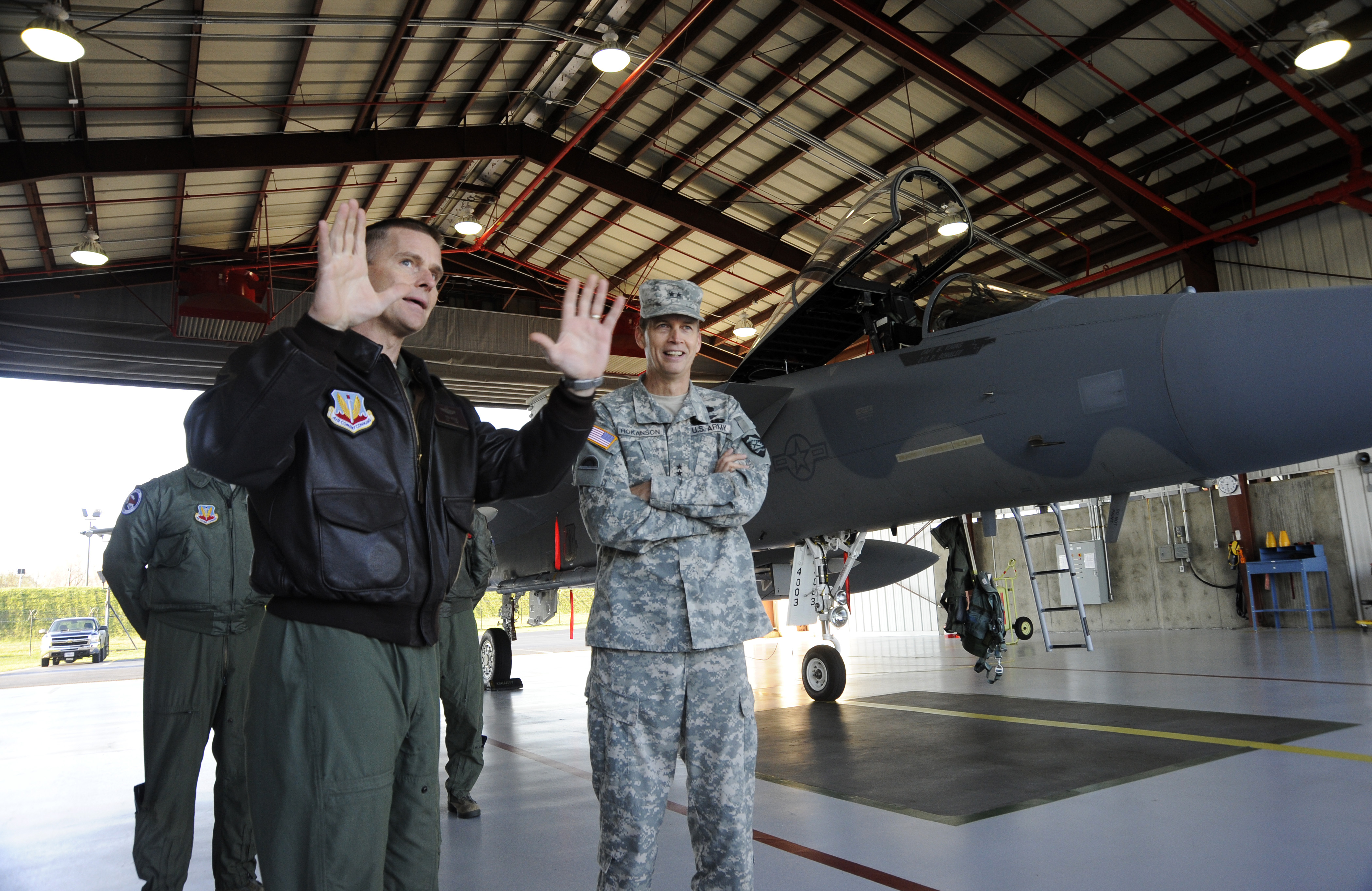 Adjutant General Visit to Portland Air Base