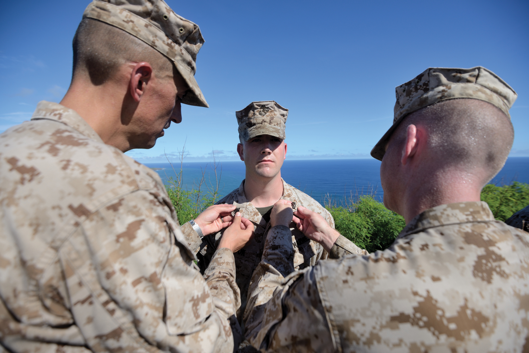 MWHS-1 Marines visit hallowed ground