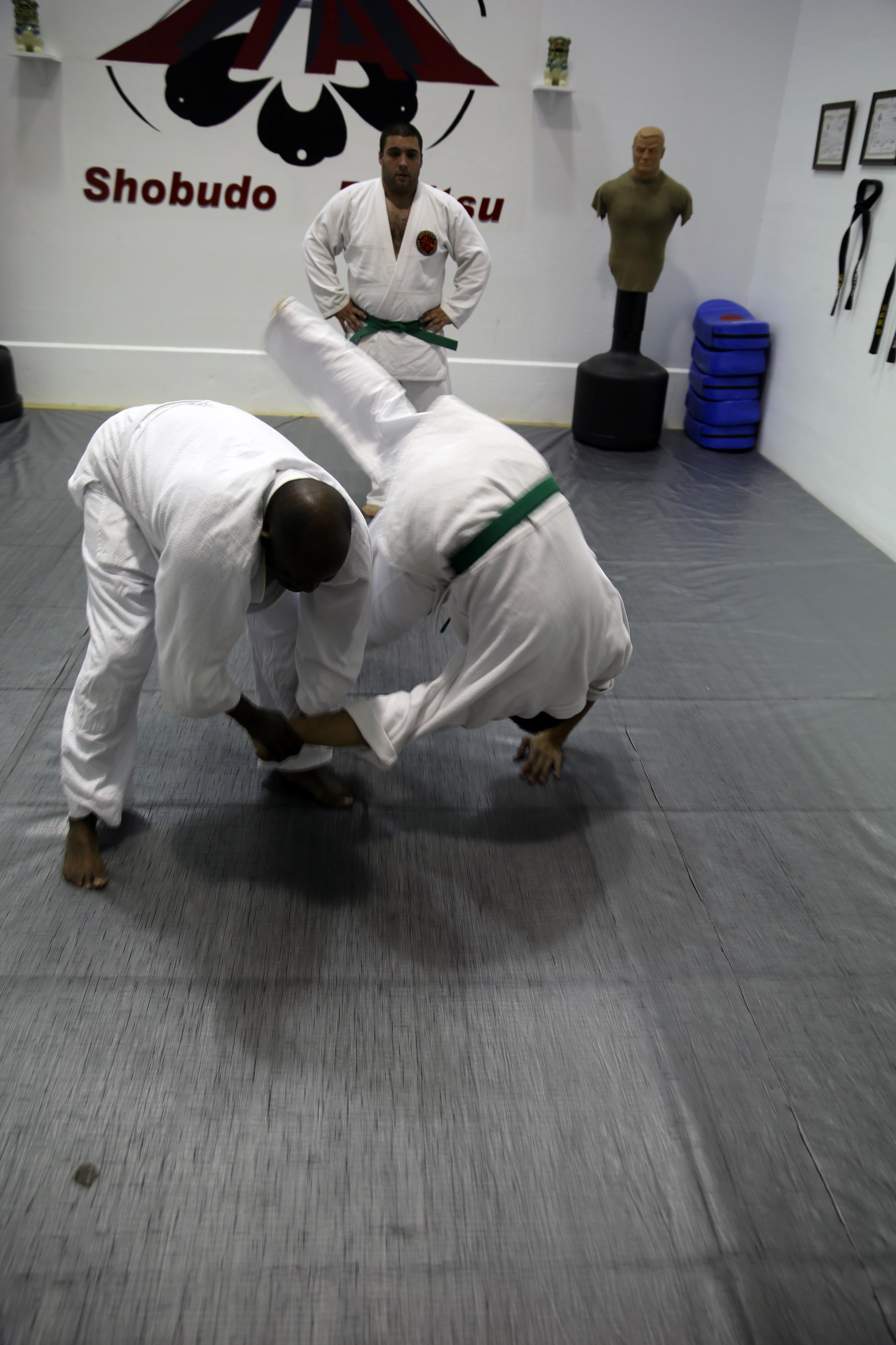 Jujitsu students prove strength through pain