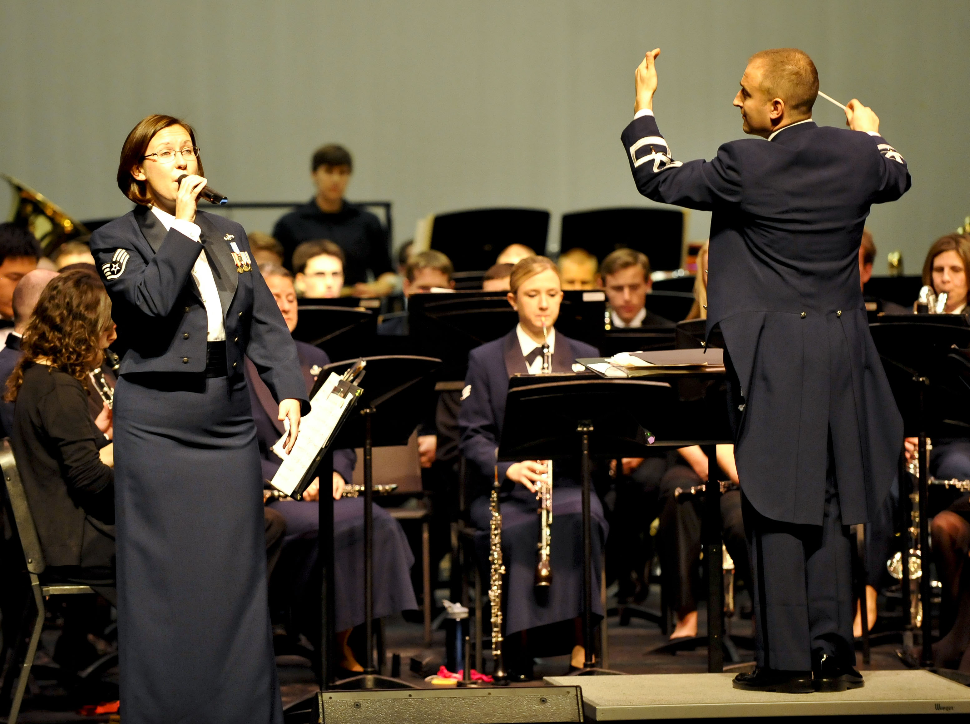 Two bands, one sound: AF, William and Mary bands join forces > Joint ...