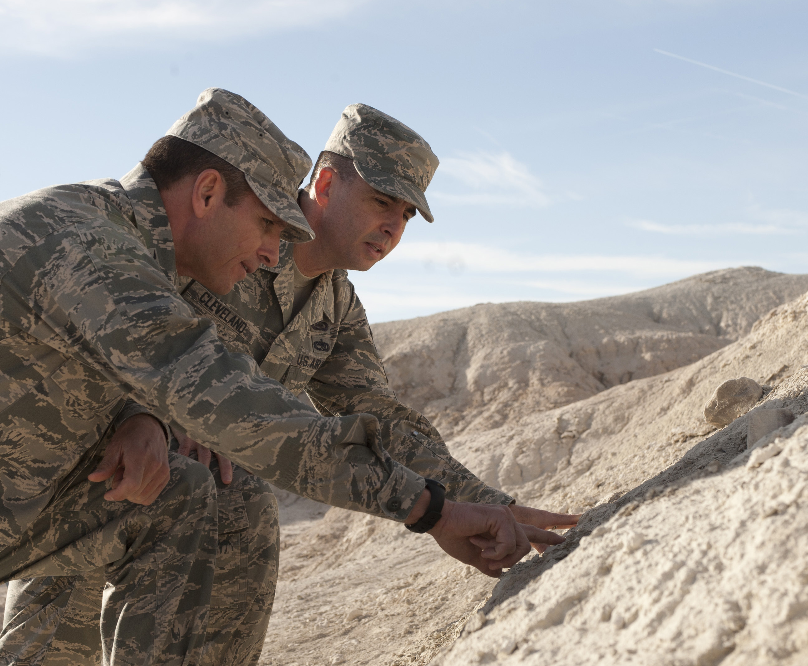 99 ABW leaders visit Tule Springs fossil beds > Air Combat Command ...