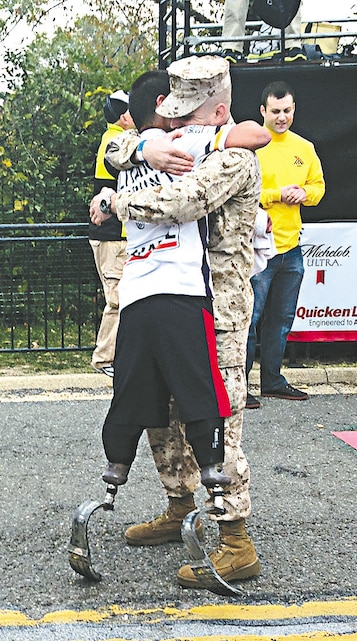 The hug felt 'round the Corps > United States Marine Corps Flagship ...