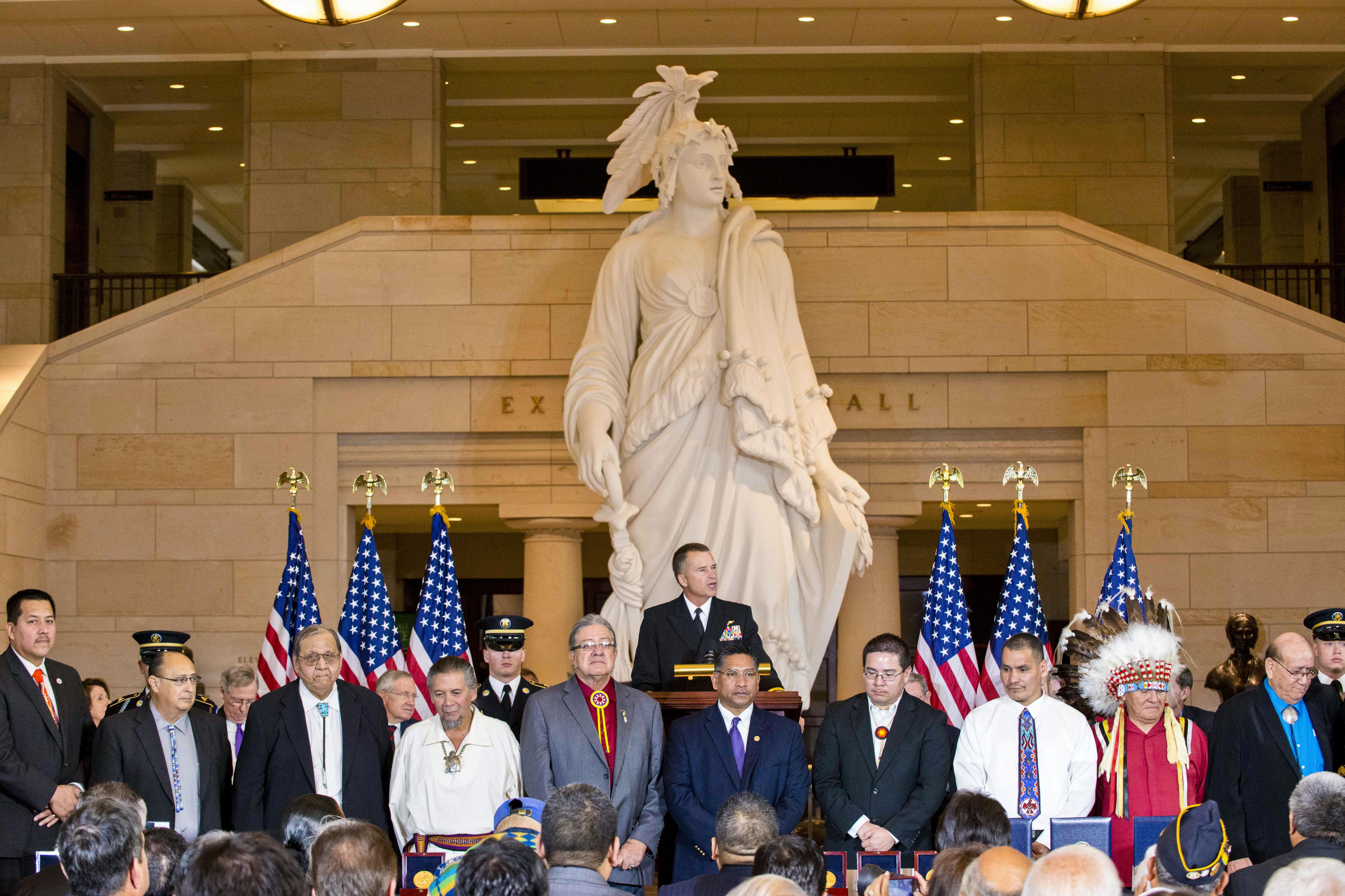 Congressional Gold Medal Ceremony Honoring Native American Code Talkers