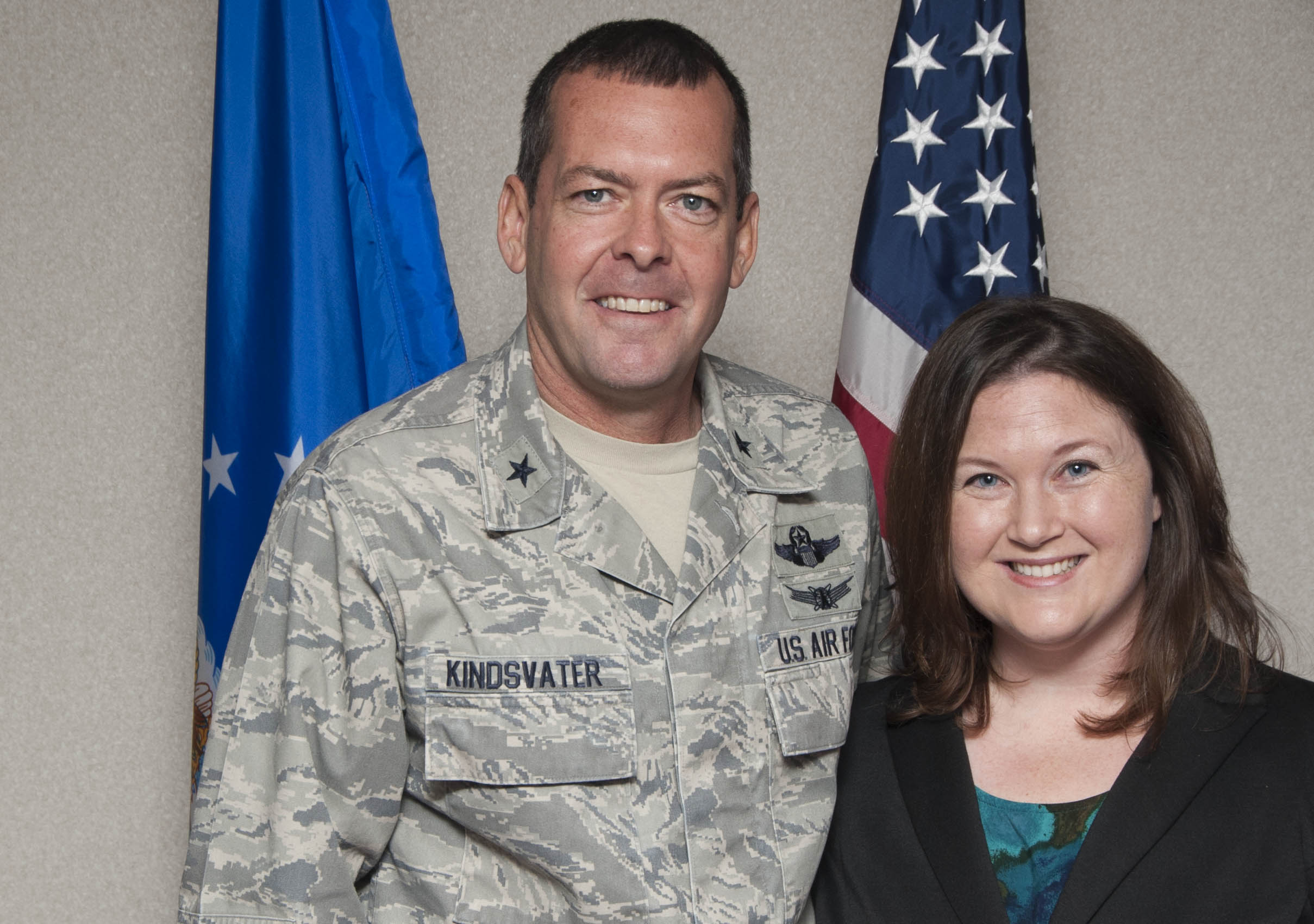 Program coordinator is selected as commander's wingman of choice ...