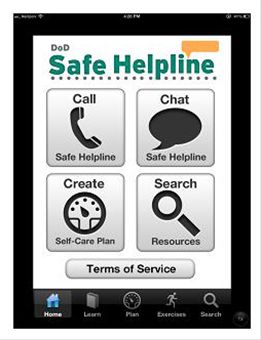 DoD Safe Helpline App