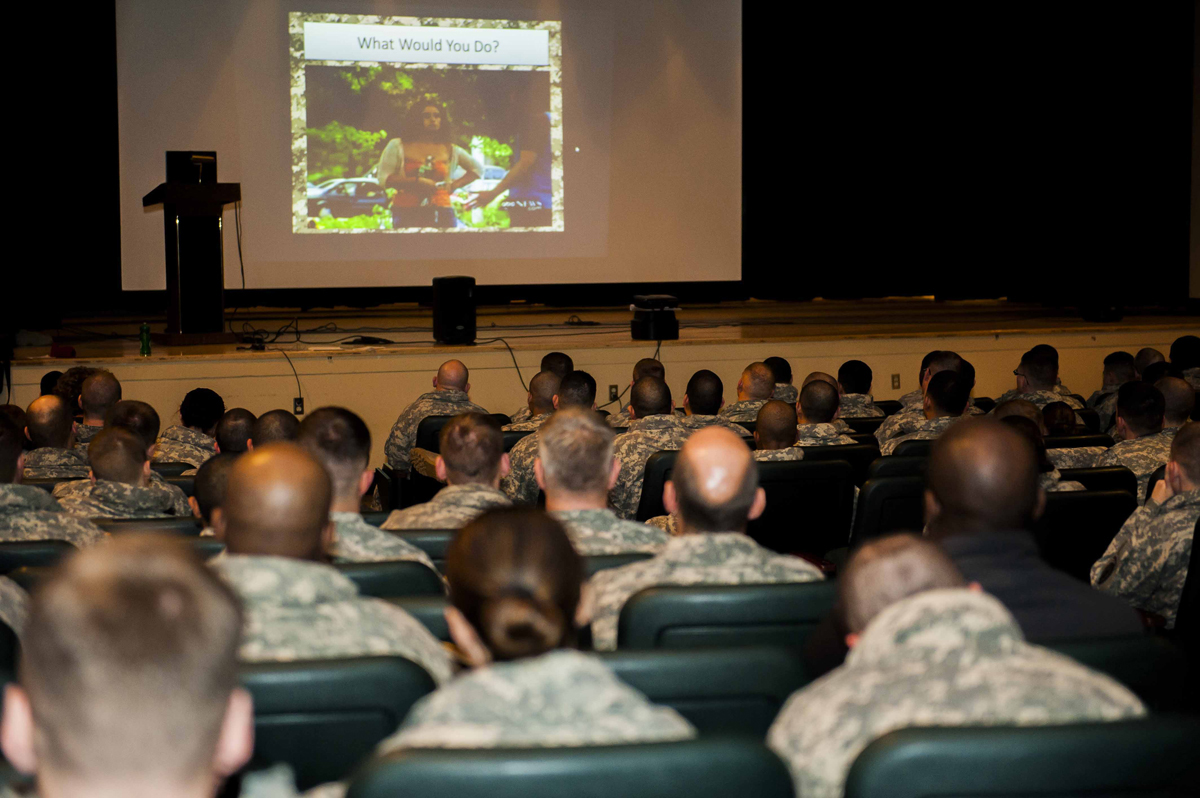Military members become familiar with the face of a bystander > Pacific ...