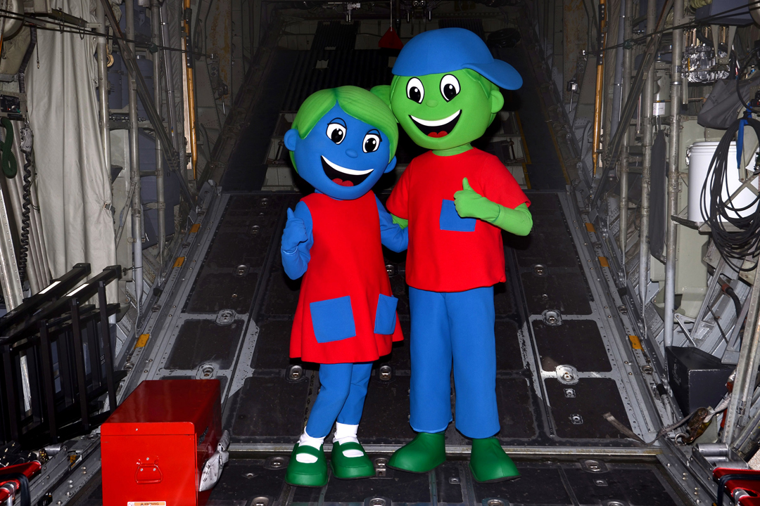 Hope and Will visit, inspire