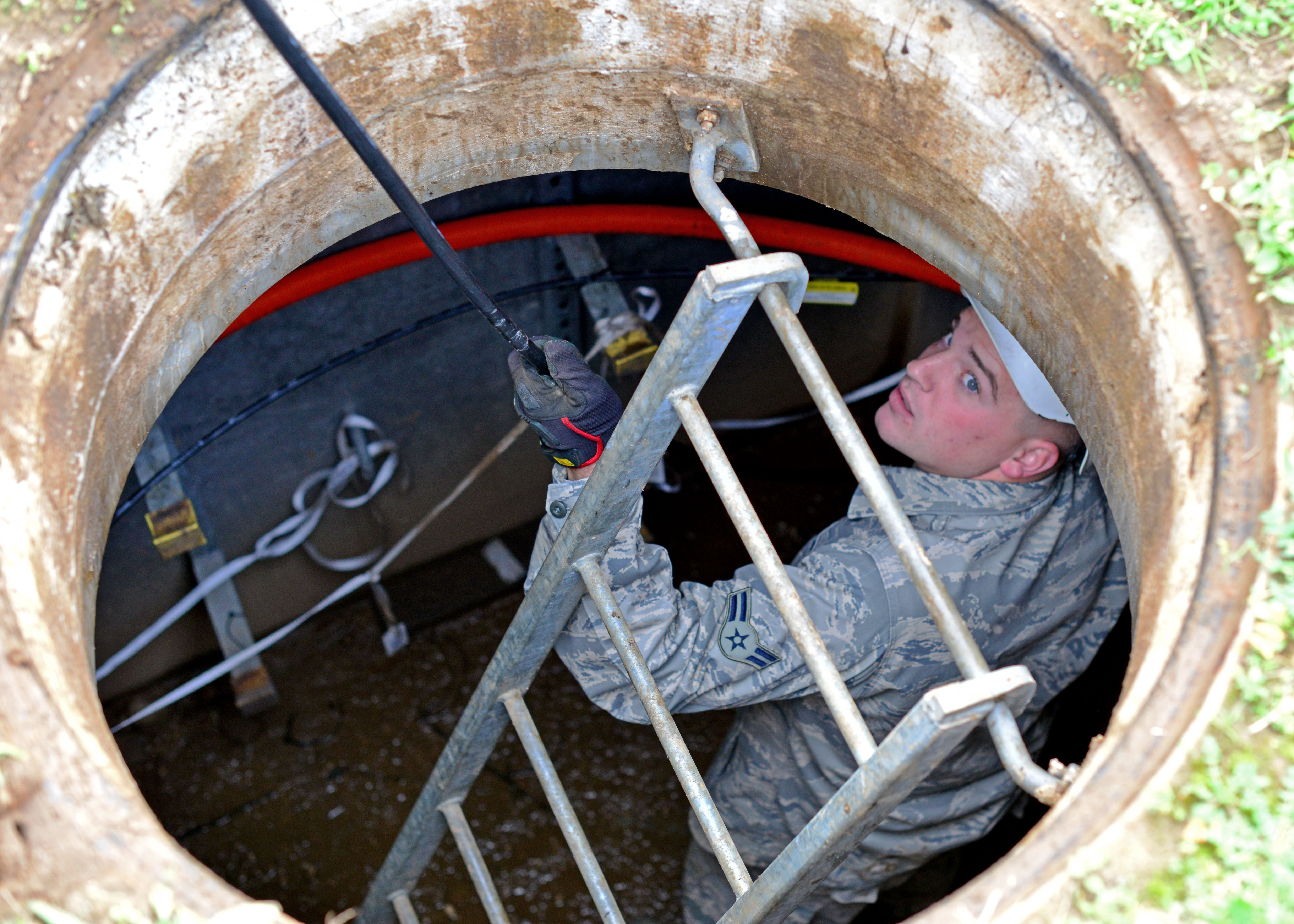 Communication Manhole Inside