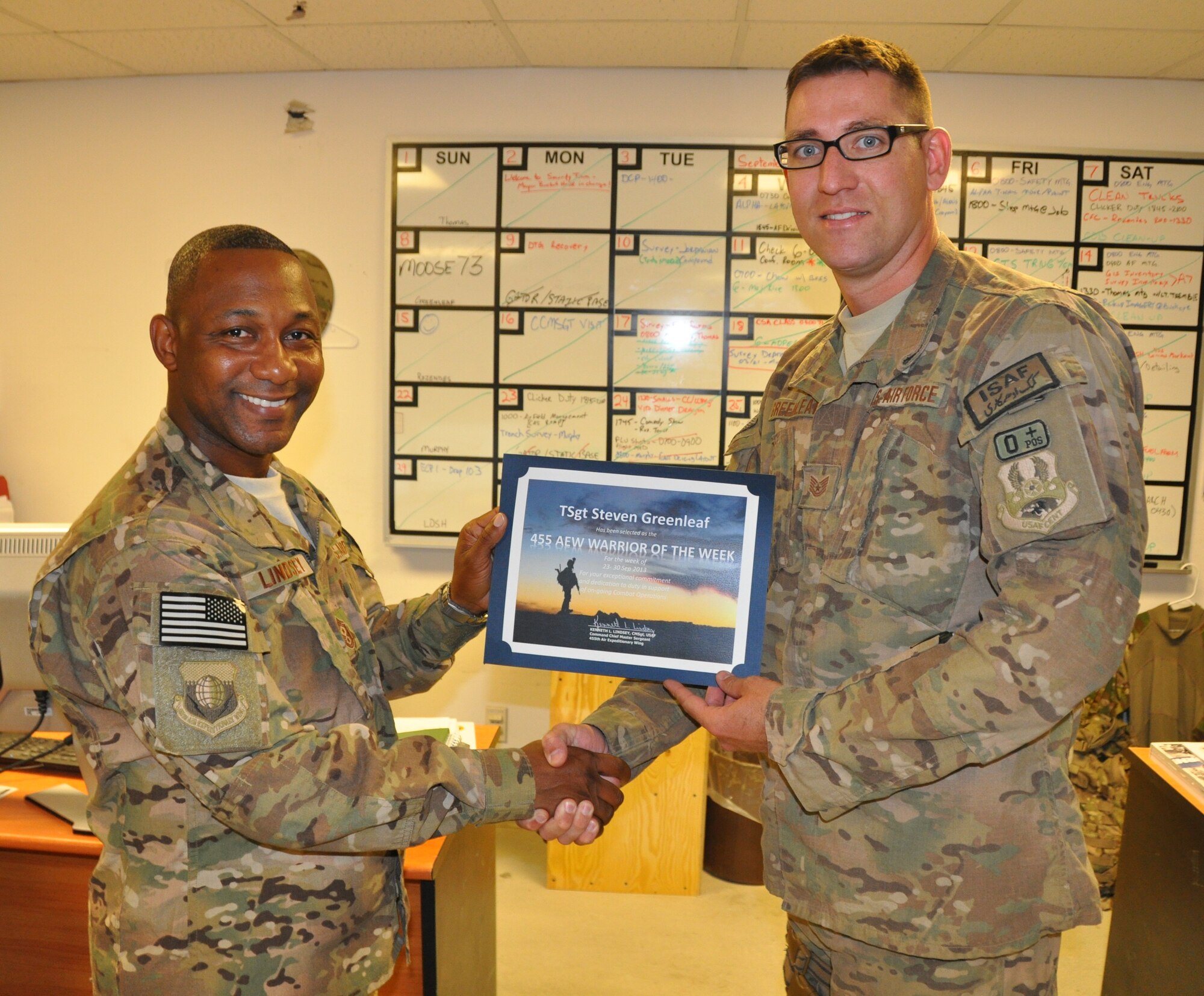 'Warrior of the Week' Tech. Sgt. Steven Greenleaf > U.S. Air Forces ...