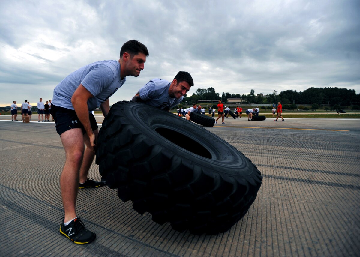 Photos: Flight line activities promote fitness, team work > Osan Air ...