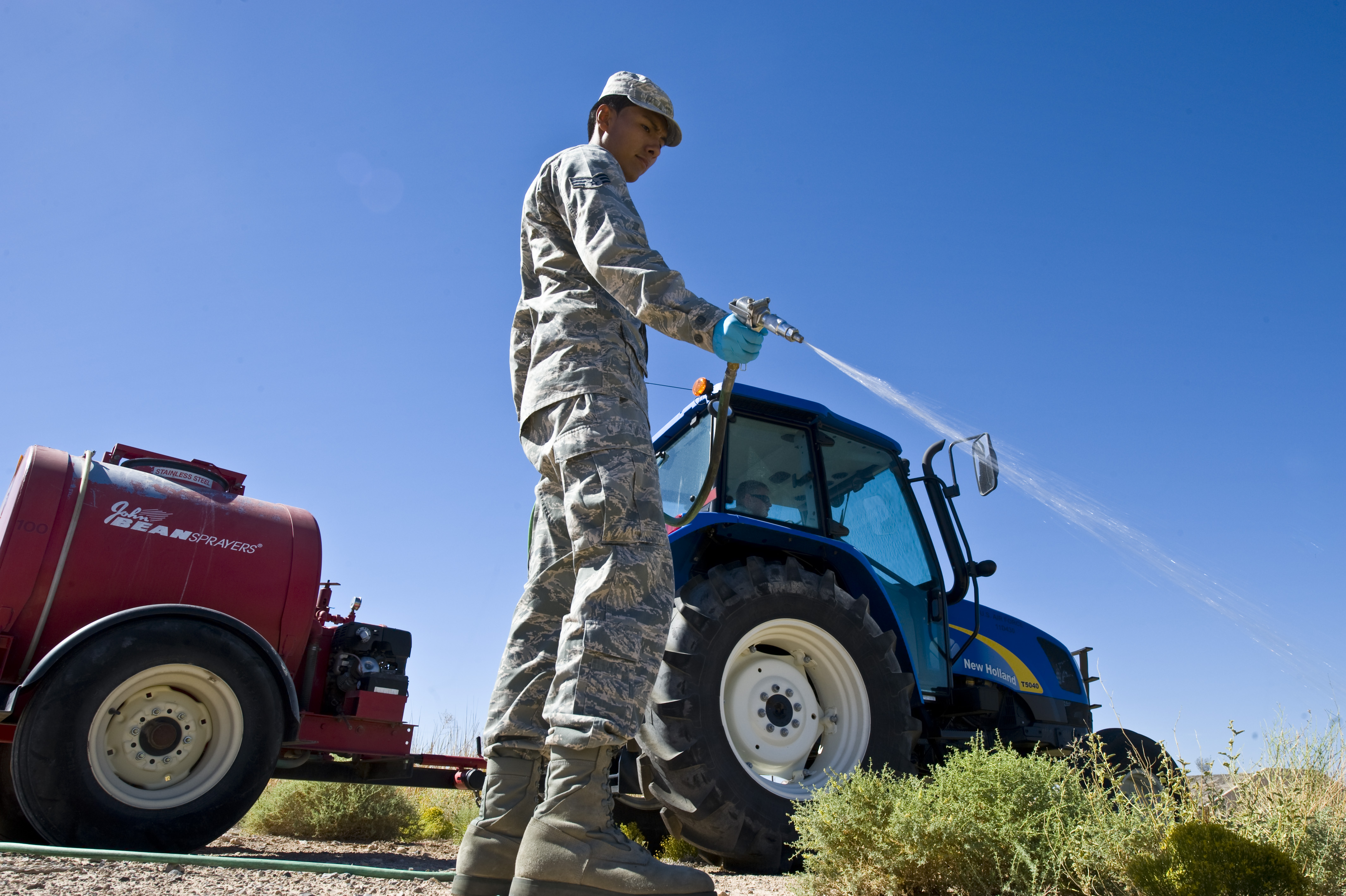Pest Management controls plant, insect, bird populace > Nellis Air ...