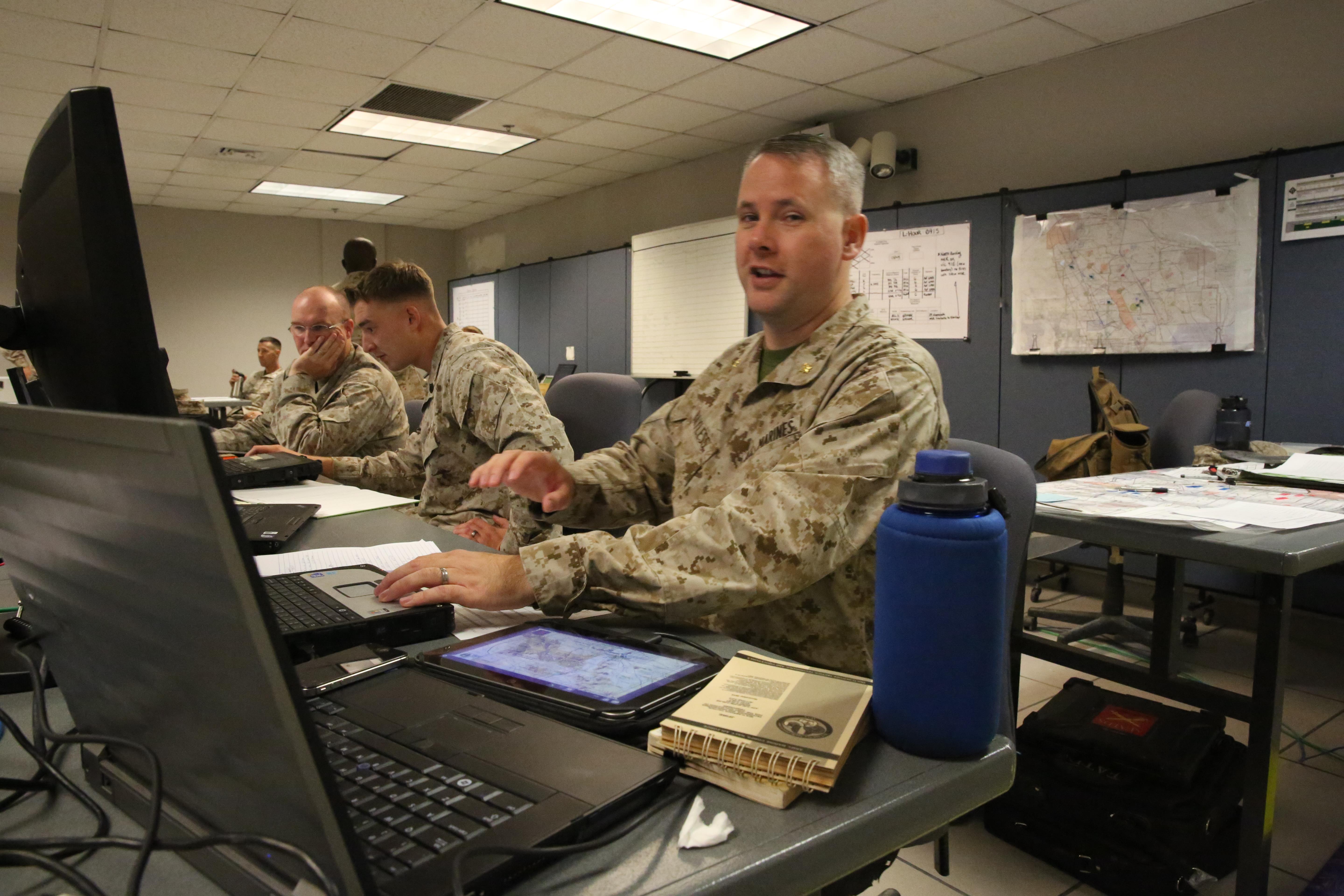 6th Marines takes advantage of II MEF’s simulation center