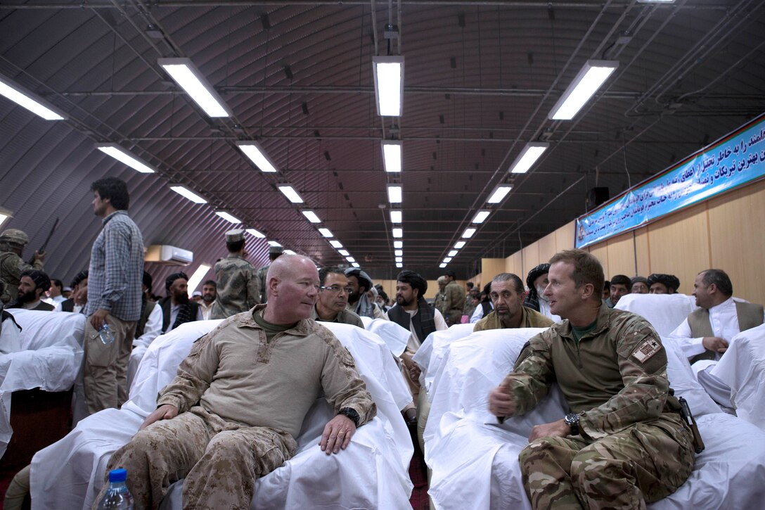 U.S Marine Corps Maj. Gen. Walter L. Miller Jr., commanding general of ...