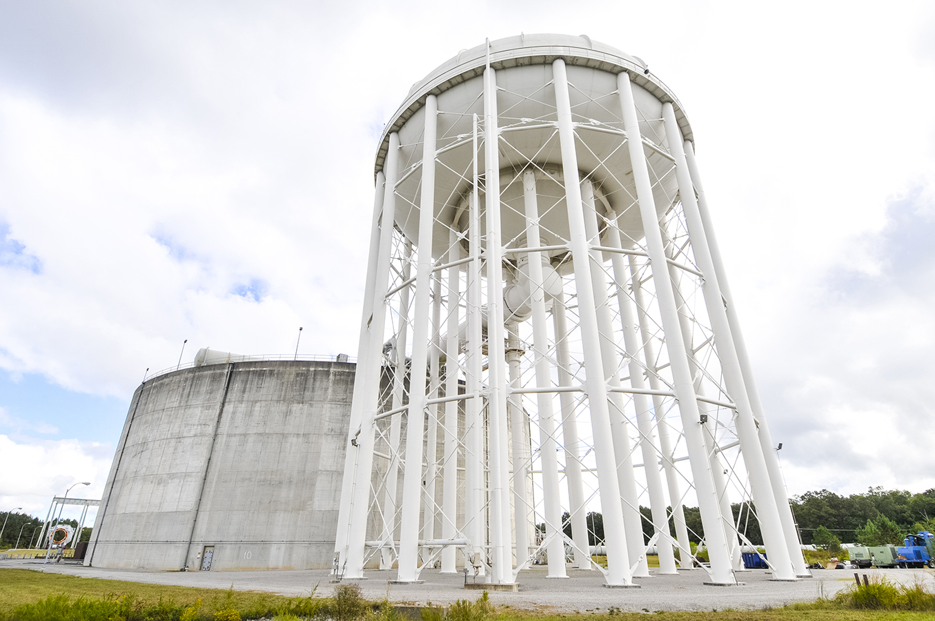 J-6 team begins paint restoration for 3 million gallon water tank
