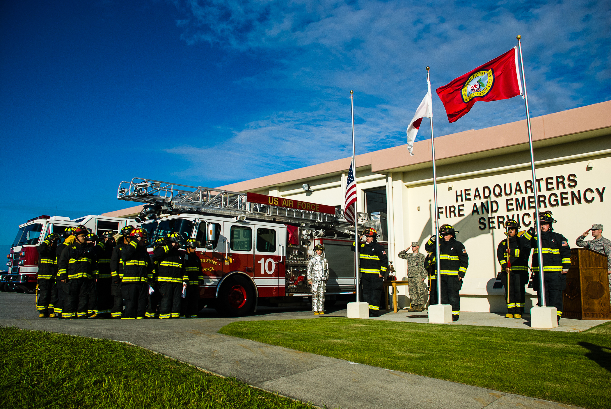 Kadena honors fallen firefighters > Pacific Air Forces > Article Display