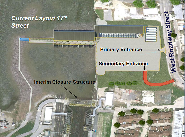 17th Street PCCP Current Site layout