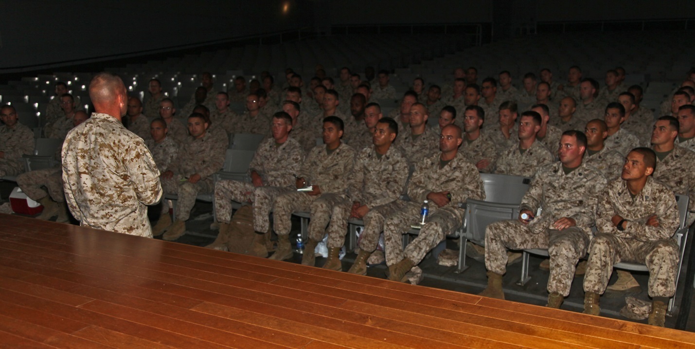 1st MLG senior leadership provides guidance to SNCOs