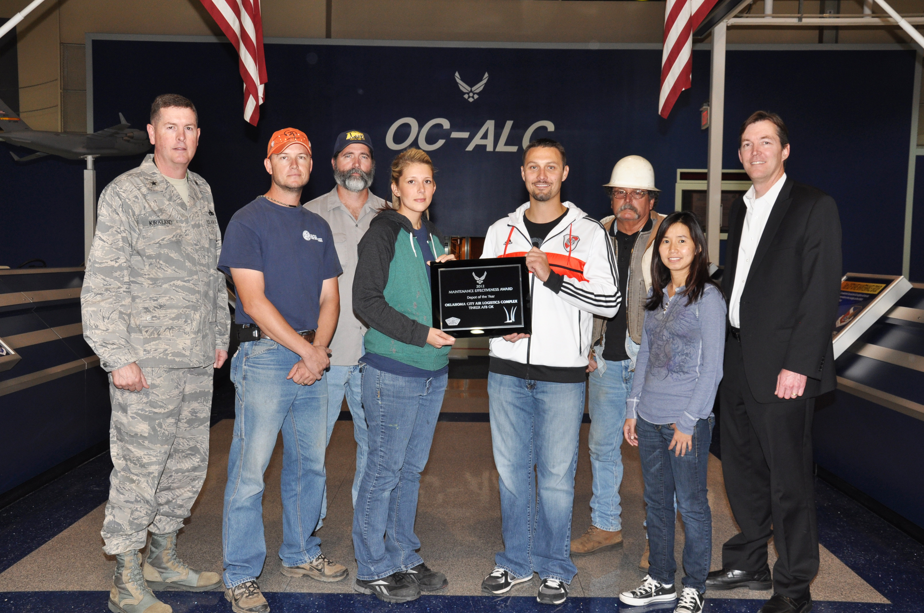 OC-ALC receives Maintenance Effectiveness Award > Tinker Air Force Base ...
