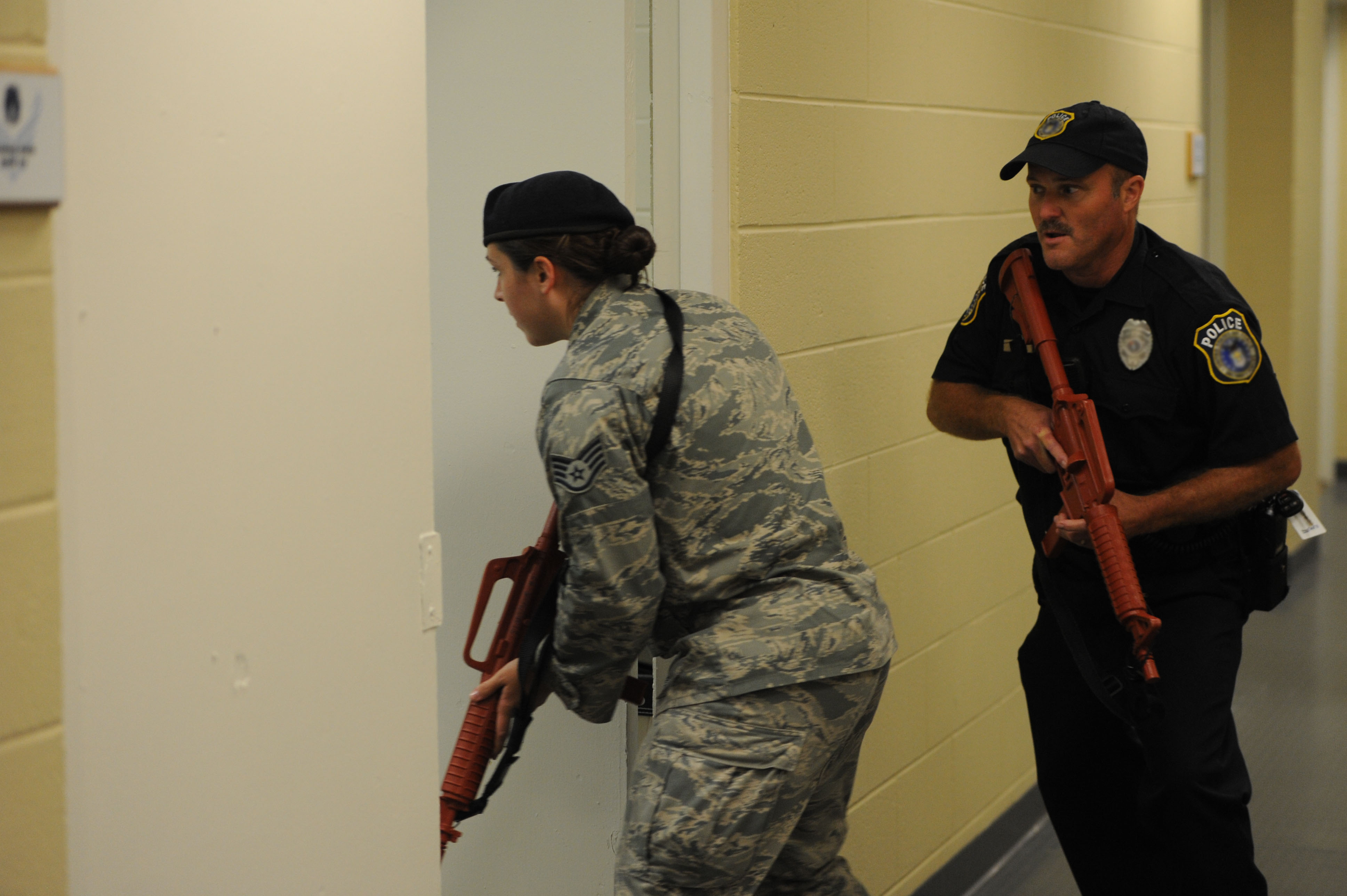 85th EIS completes first ever active shooter exercise > Keesler Air ...