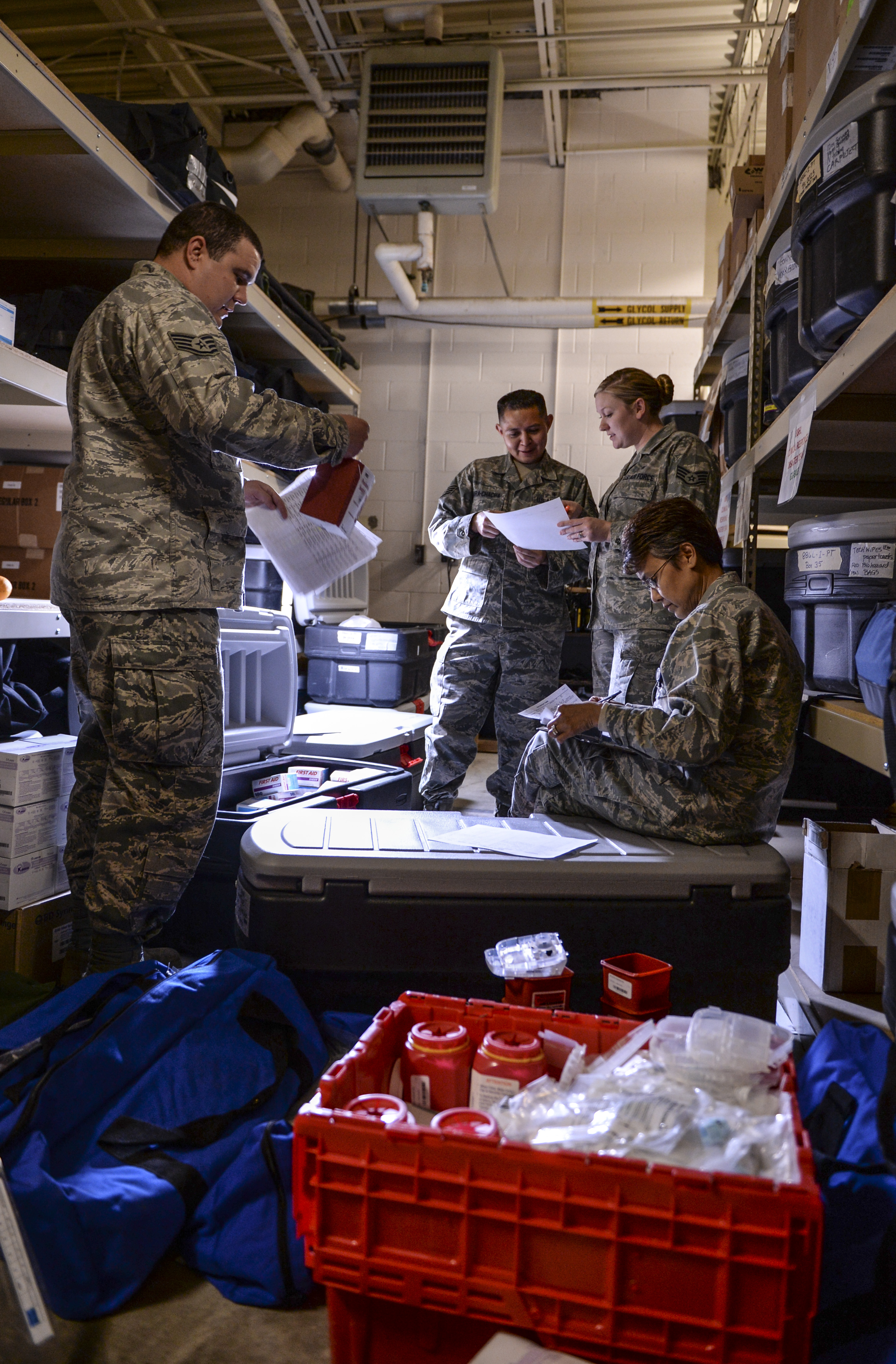 Medical logistics team ensures mission readiness