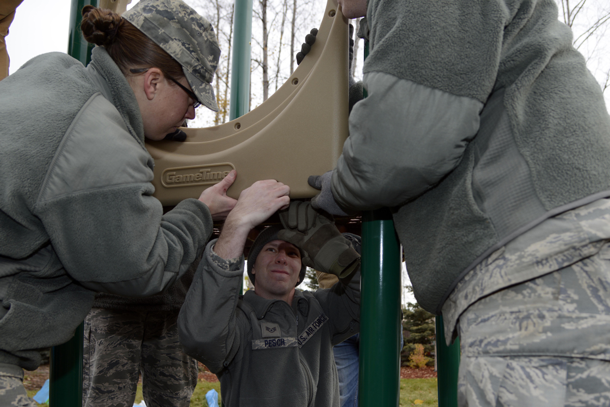 611th Air Support Group and Fisher House playground project
