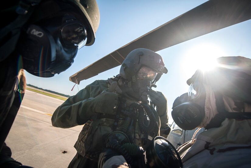 AFE demonstrates launching aircraft in MOPP 4 > Moody Air Force Base ...