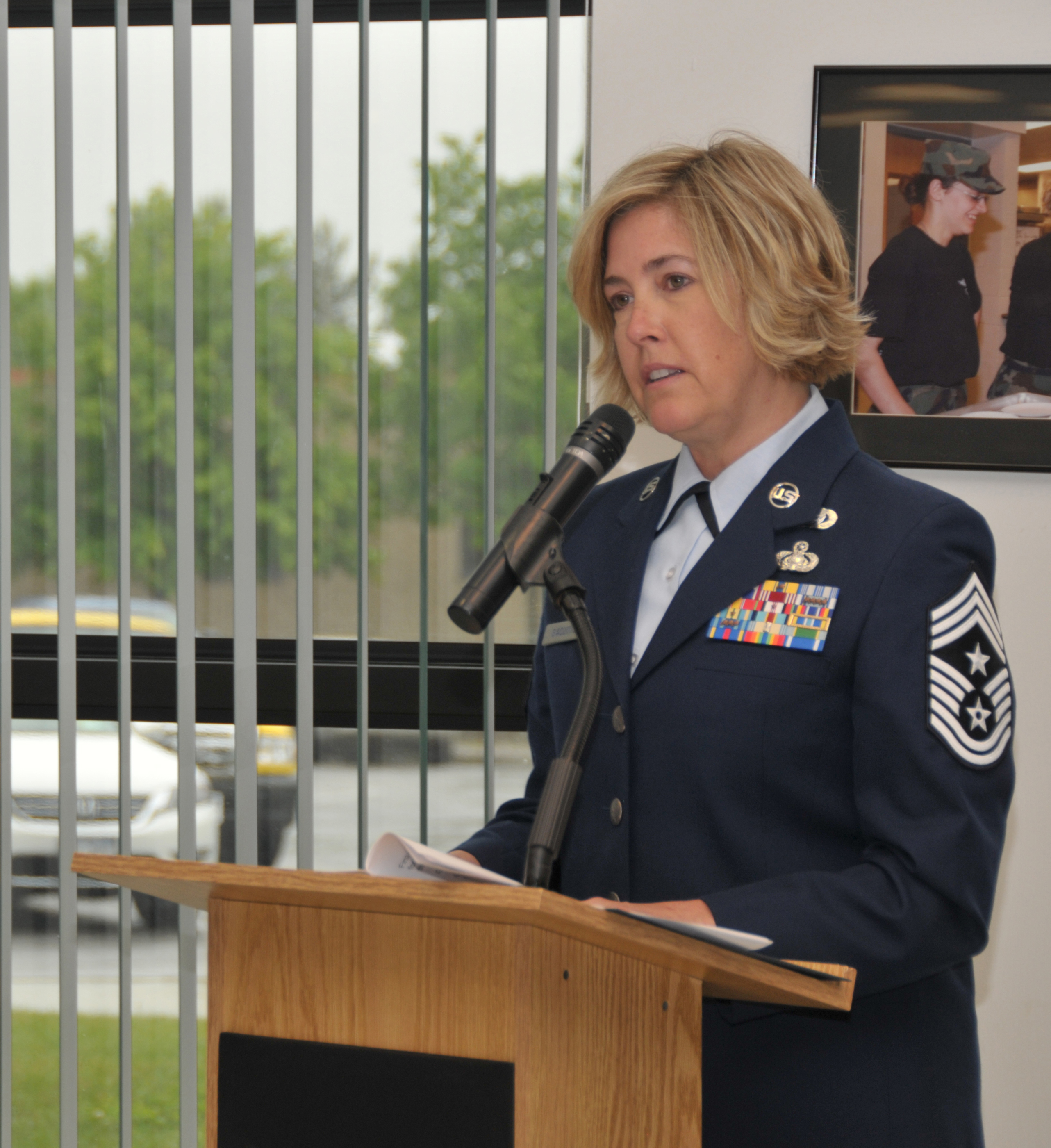 109th AW first female command chief