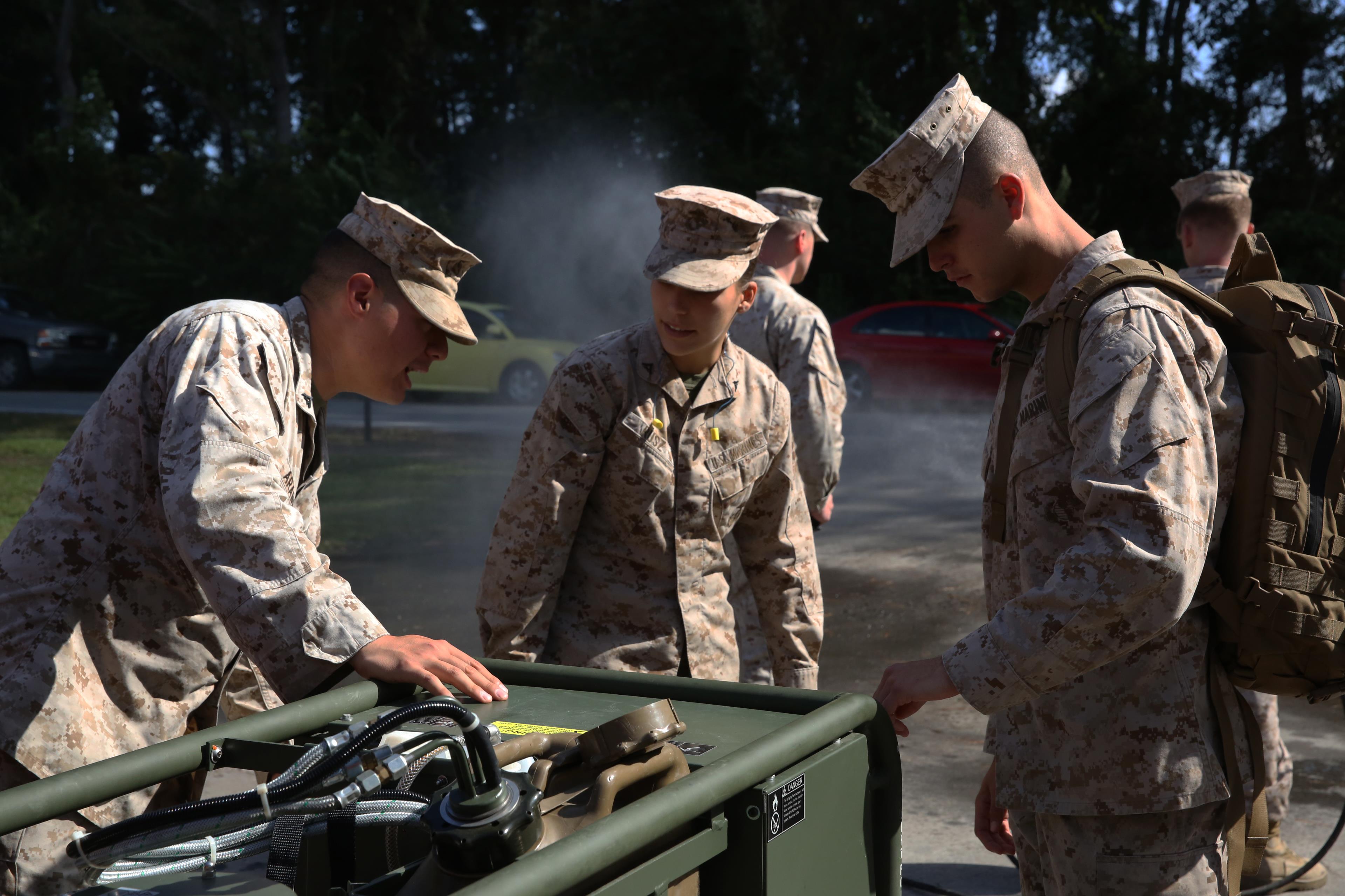 License to clean: Marines, sailors qualify for CBRN decontamination teams