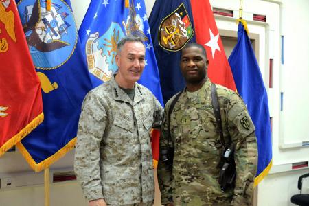 Army Gen. Joseph F. Dunford Jr. (left), International Security ...