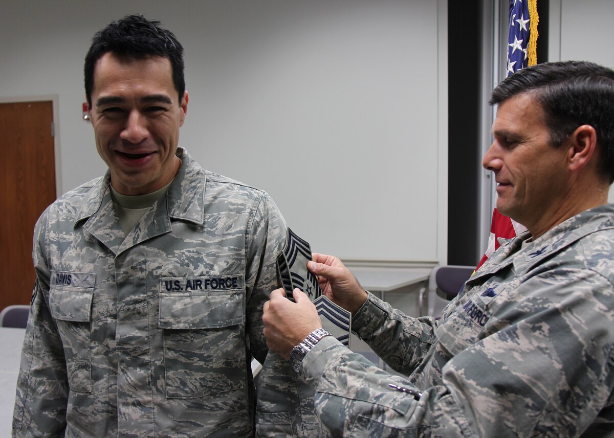 Chief stripes surprises member at 932nd Medical Squadron > 932nd ...